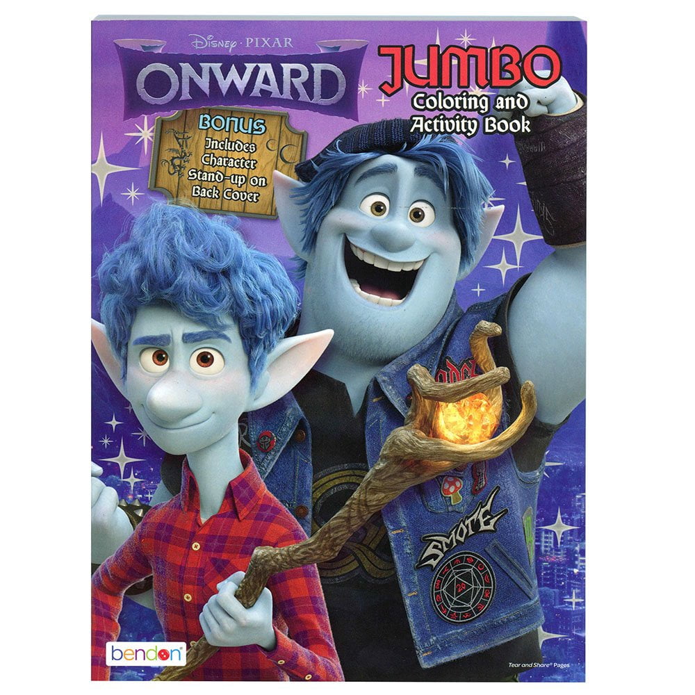 Disney Onward 80pg Coloring Book & 12ct Colored Pencil- Assorted ...