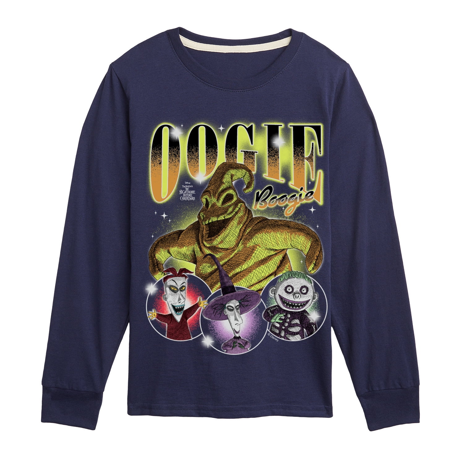 Disney - Oogie Boogie - Youth Boys Long Sleeve Graphic T-Shirt ...