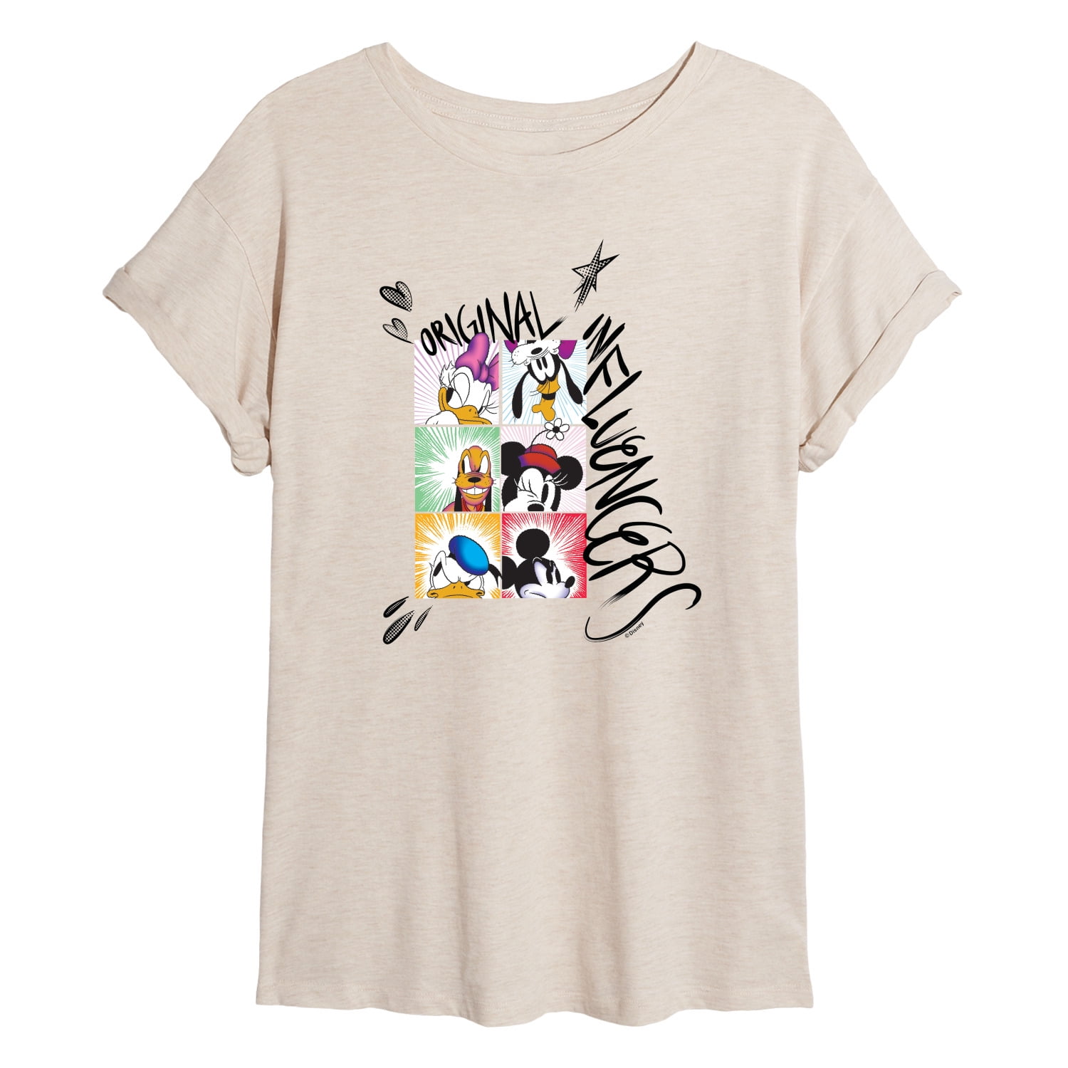 Disney - Original Influencers - Women's Oversized T-Shirt - Walmart.com