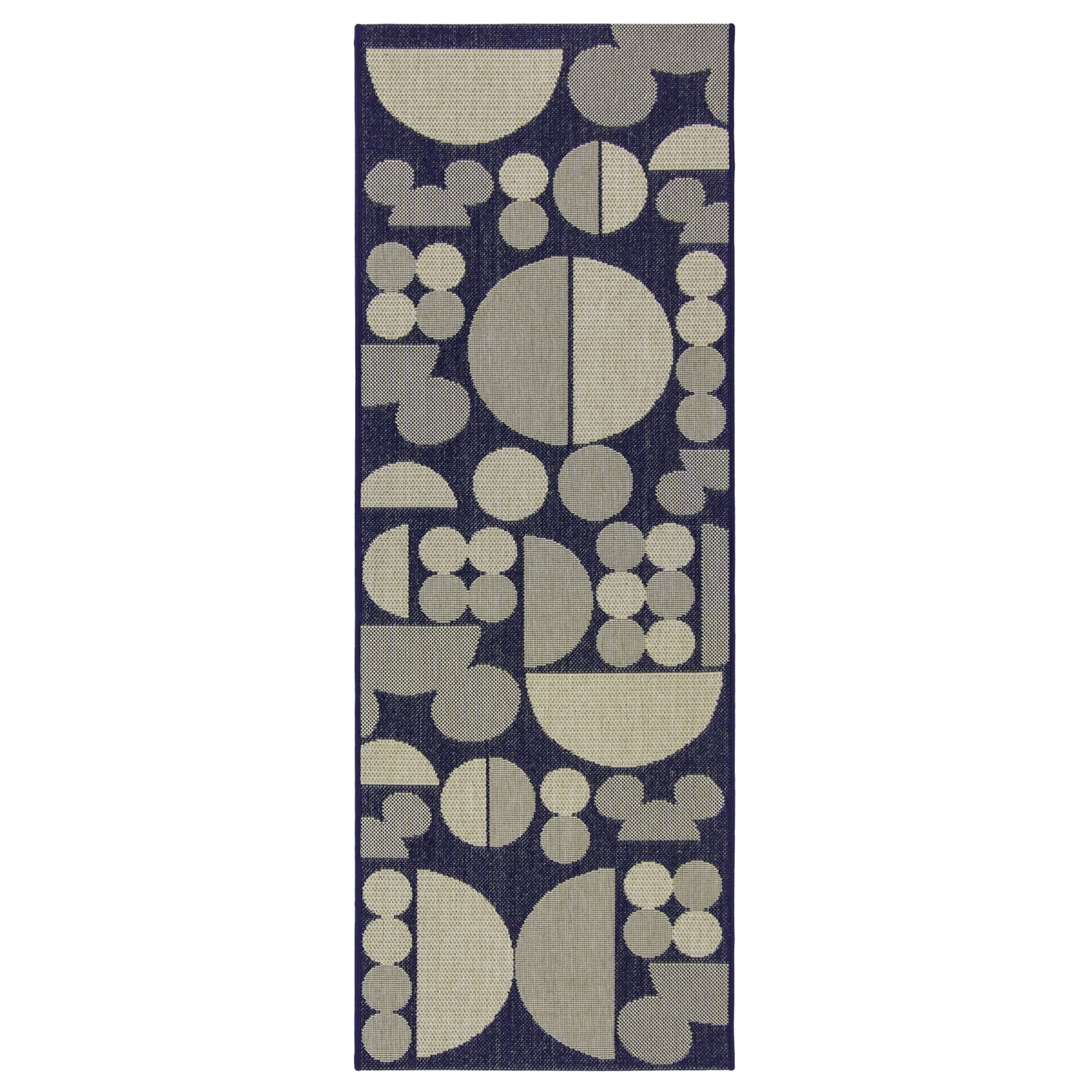 Disney Outdoor Mickey Mouse Spheres Modern Geometric Navy Area Rug, 2x6 ...