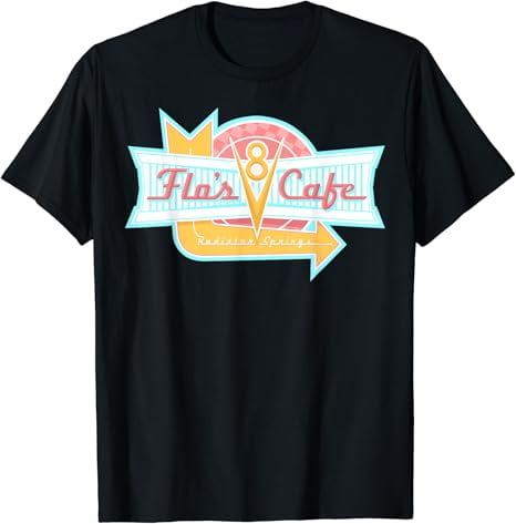 Disney PIXAR Cars Flo’s V8 Cafe Radiator Springs T-Shirt - Walmart.com