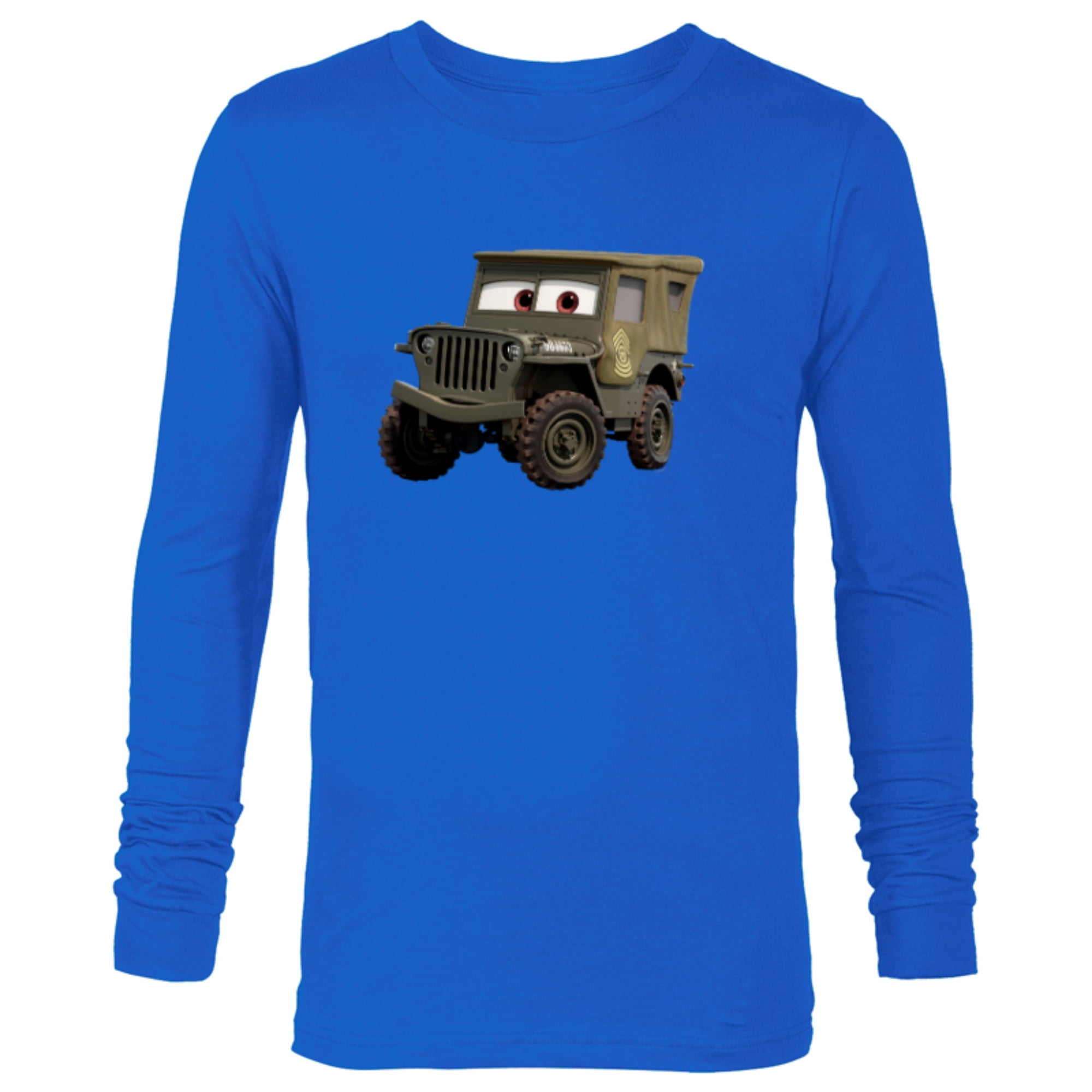 Disney PIXAR Cars Sarge 1942 Jeep Veteran’s Day - Long Sleeve T-Shirt ...