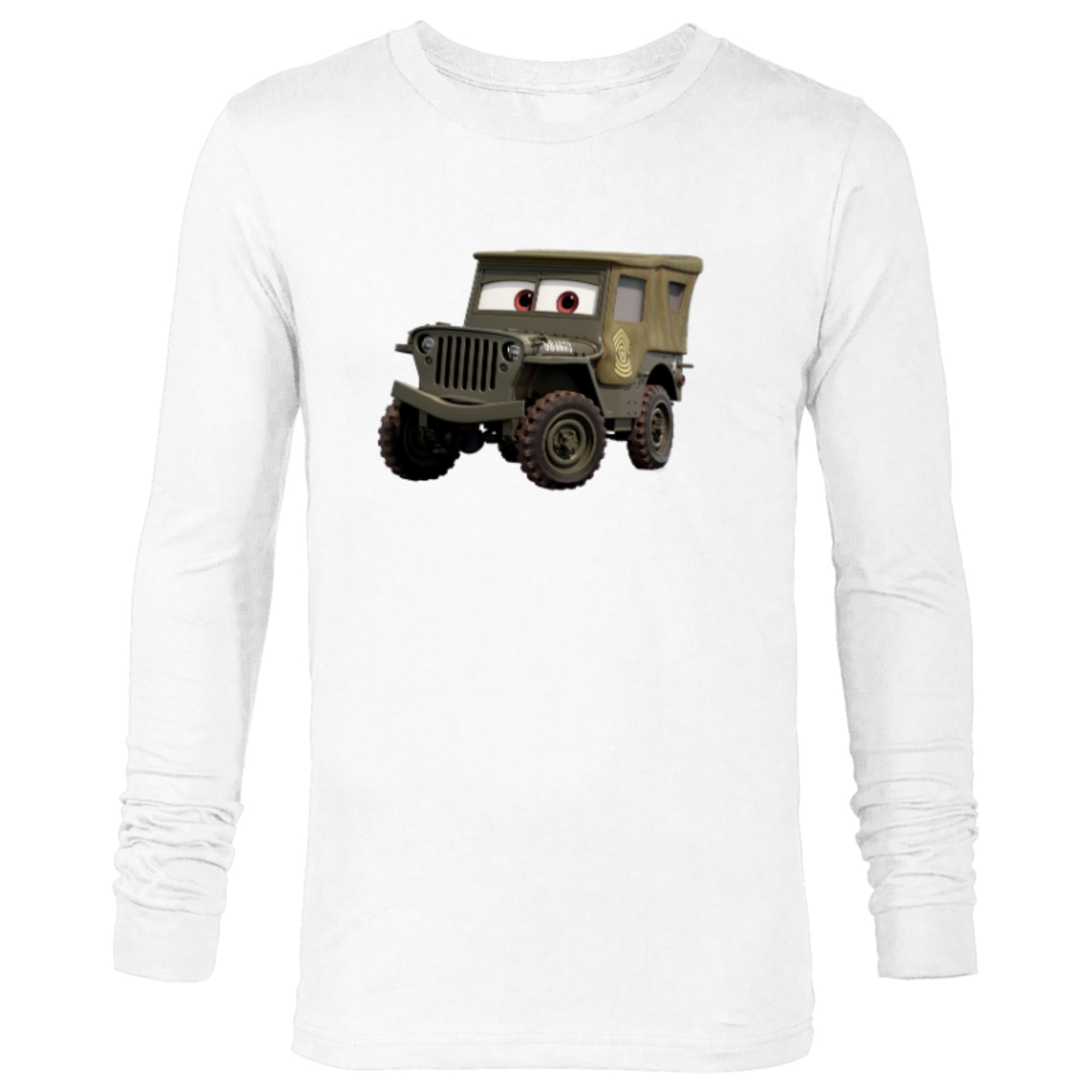 Disney PIXAR Cars Sarge 1942 Jeep Veteran’s Day - Long Sleeve T-Shirt ...