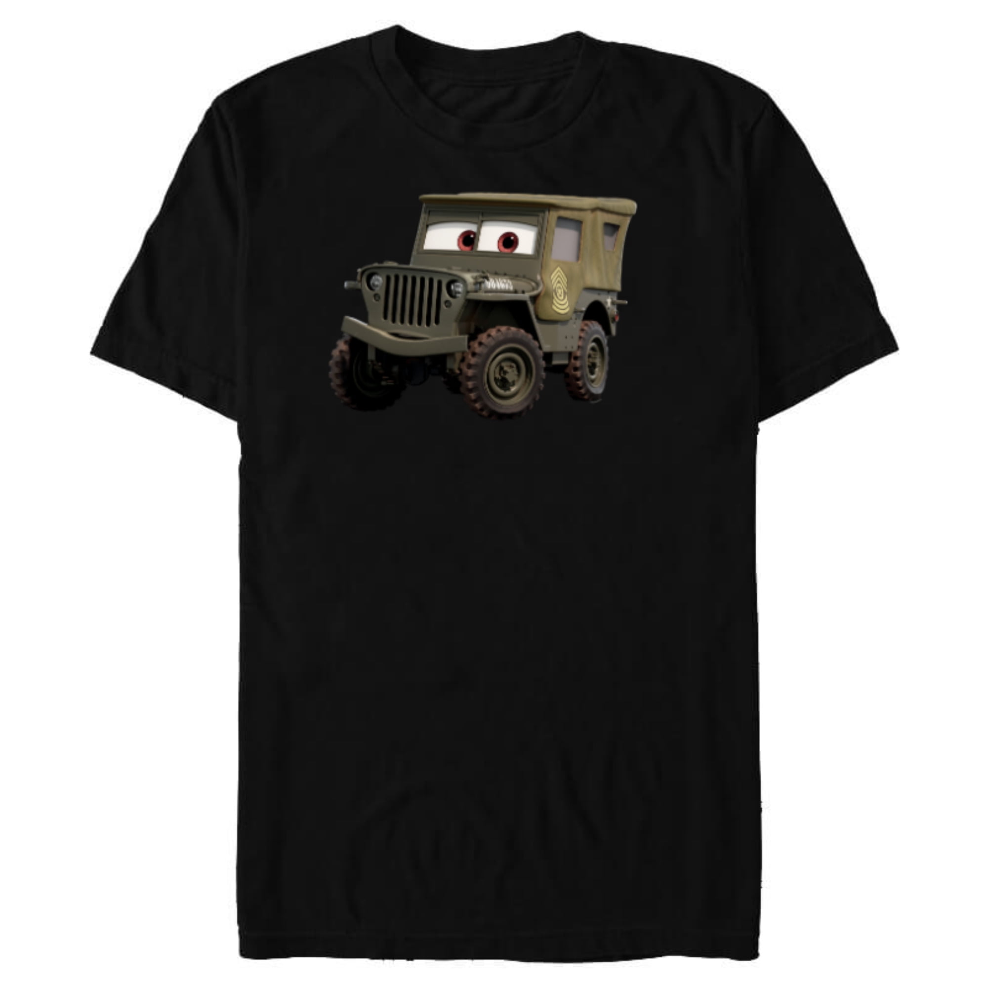 Disney PIXAR Cars Sarge 1942 Jeep Veteran’s Day - Short Sleeve Blended ...