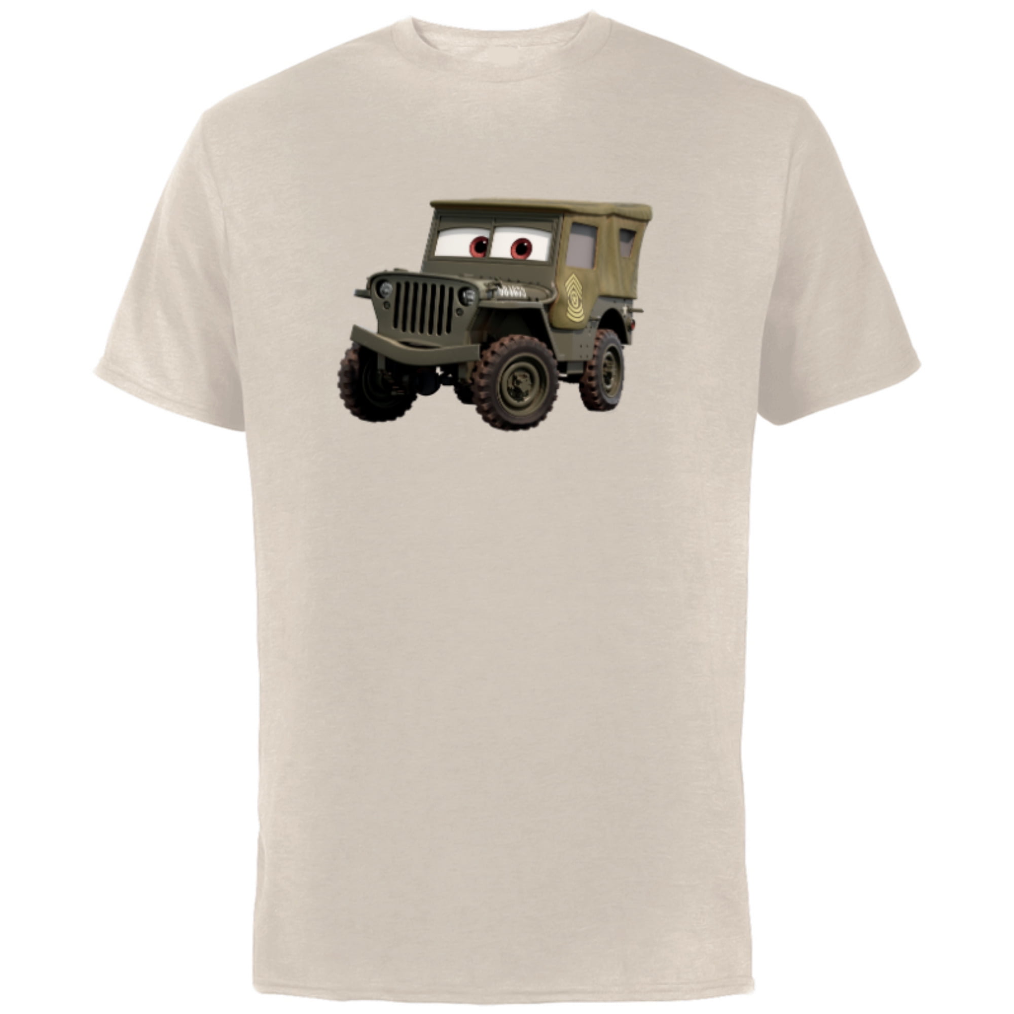 Disney PIXAR Cars Sarge 1942 Jeep Veteran’s Day - Short Sleeve Cotton T ...