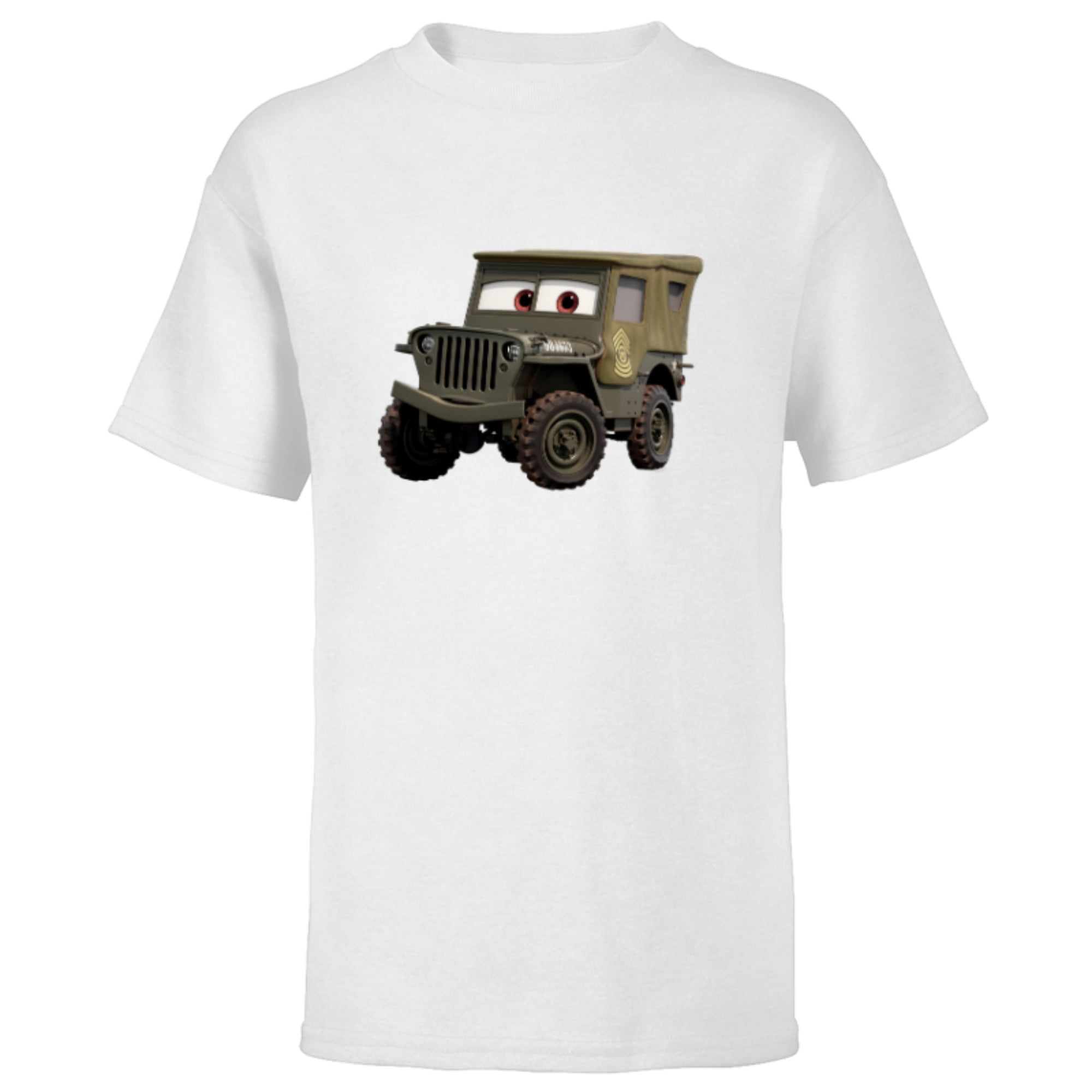 Disney PIXAR Cars Sarge 1942 Jeep Veteran’s Day - Short Sleeve T-Shirt ...