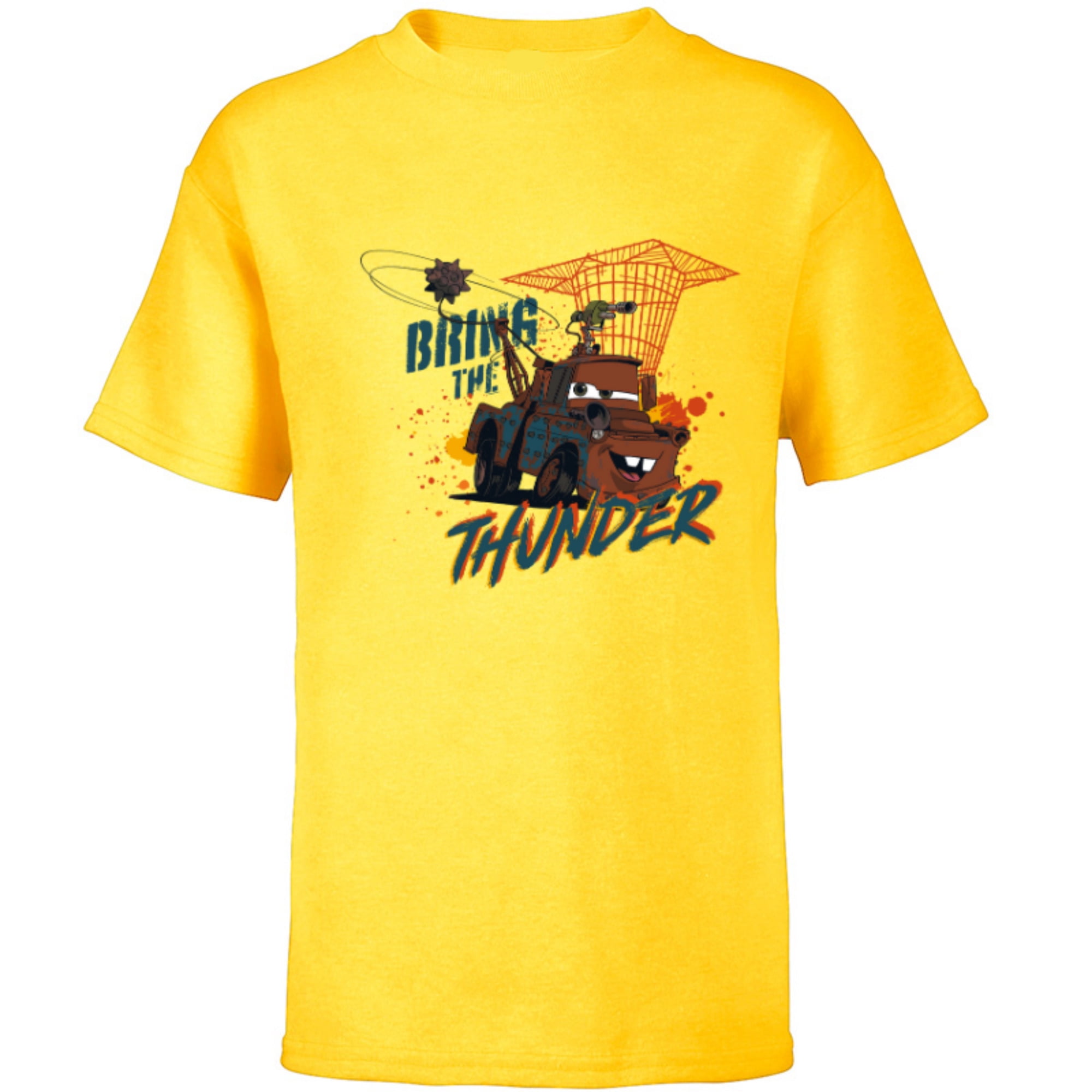 Disney PIXAR Cars on the Road Mater Bring the Thunder - Short Sleeve T ...