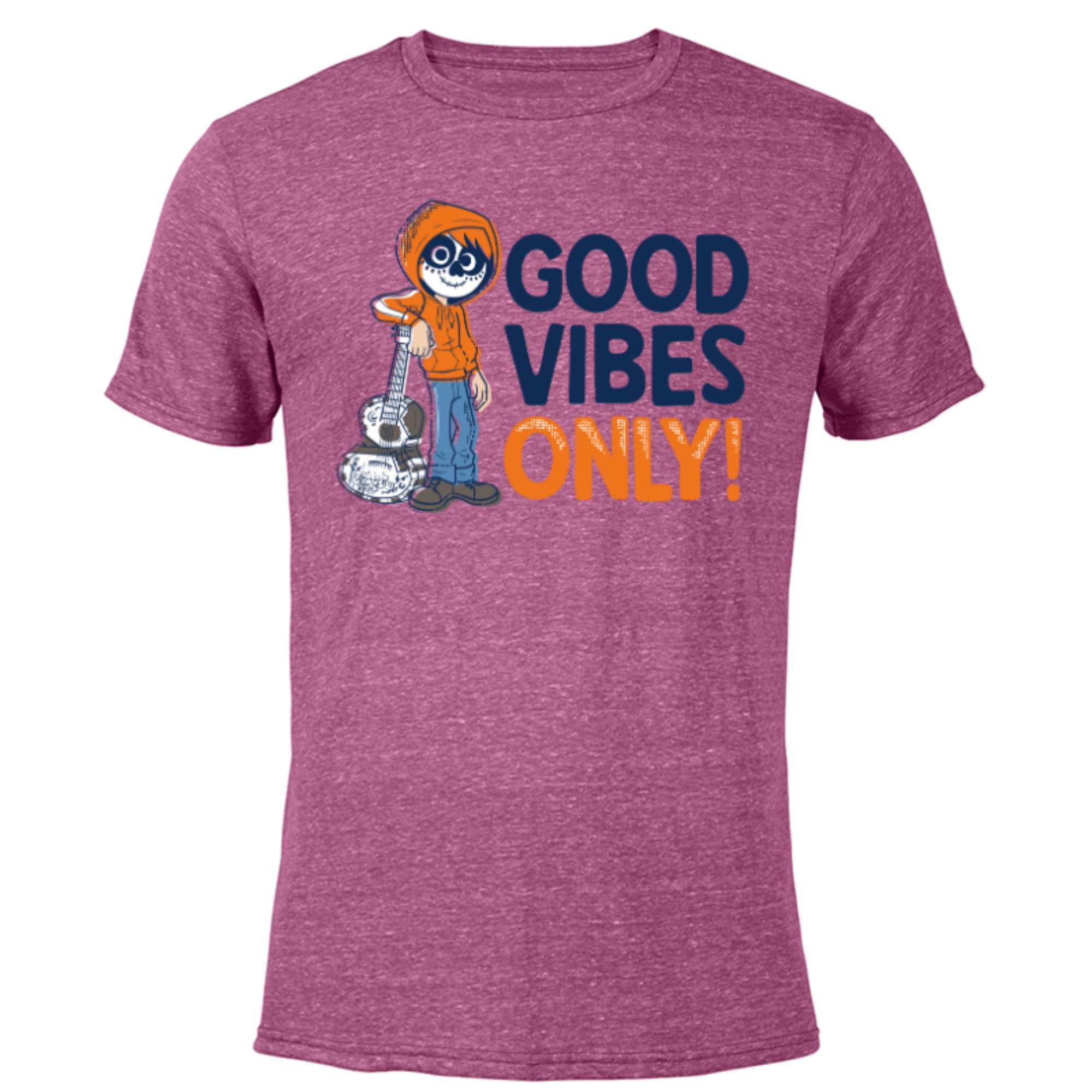 Disney PIXAR Coco Miguel Good Vibes Only - Short Sleeve Blended T-Shirt ...
