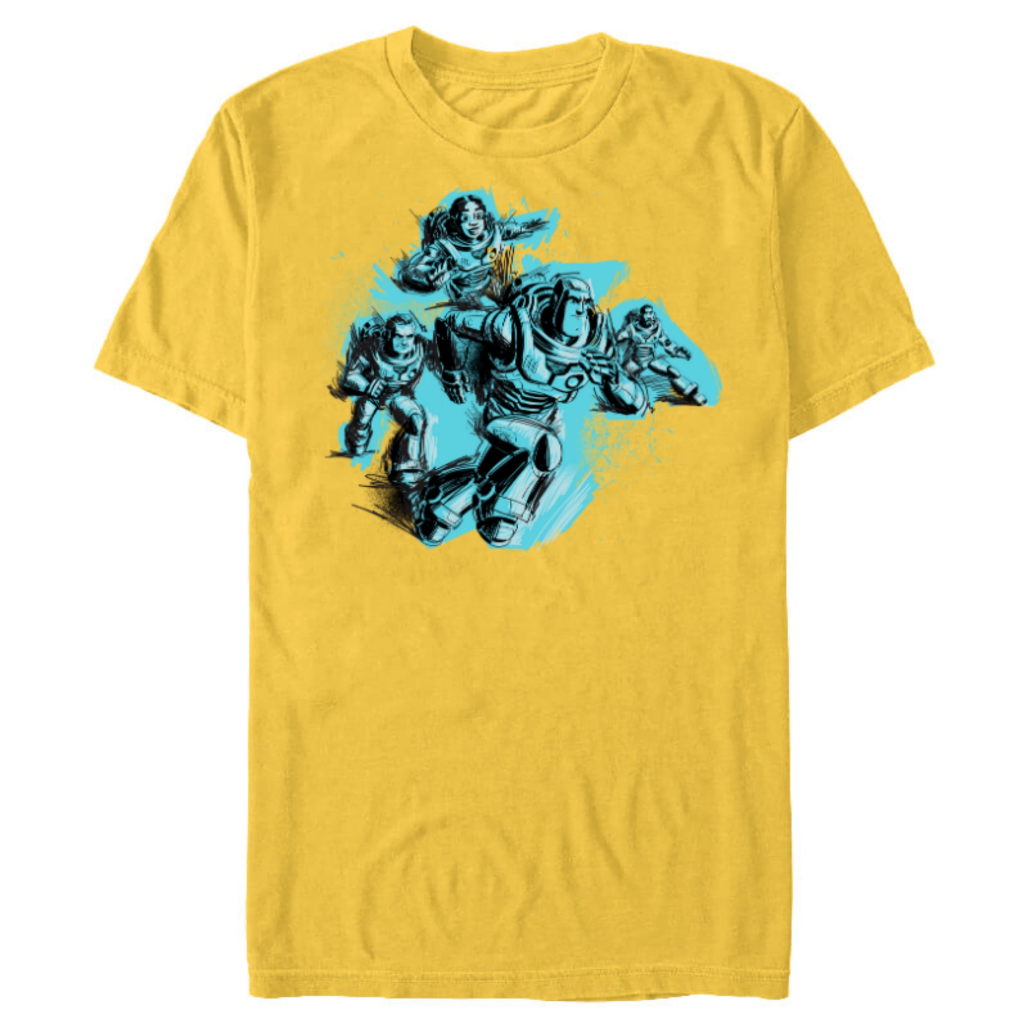Disney PIXAR Lightyear Buzz, Mo, Darby & Izzy - Short Sleeve Blended T ...