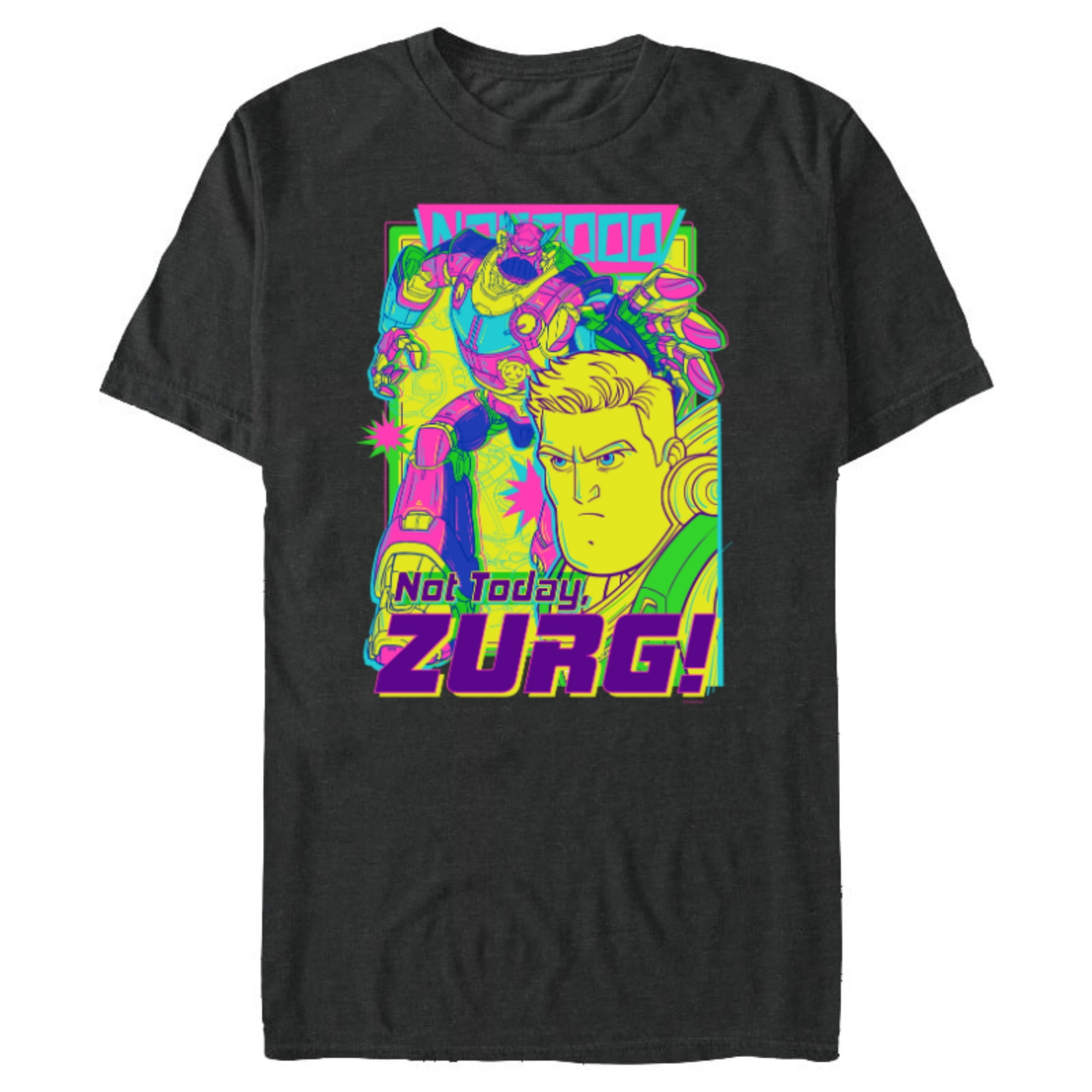 Disney PIXAR Lightyear Not Today Zurg - Short Sleeve Blended T-Shirt ...