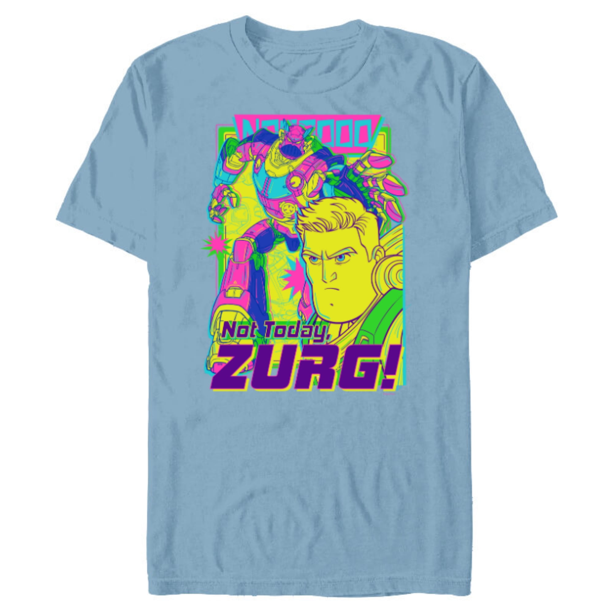 Disney PIXAR Lightyear Not Today Zurg - Short Sleeve Blended T-Shirt ...