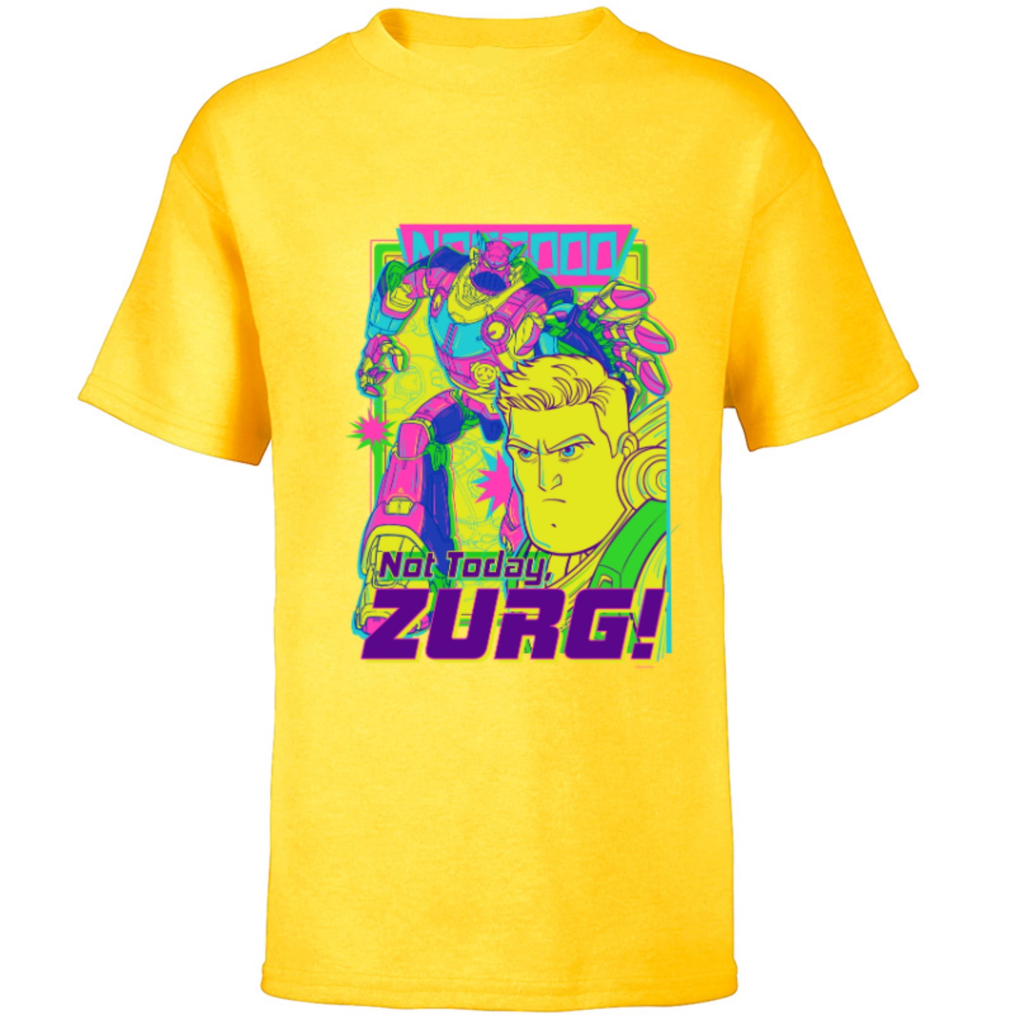 Disney PIXAR Lightyear Not Today Zurg - Short Sleeve T-Shirt for Kids ...