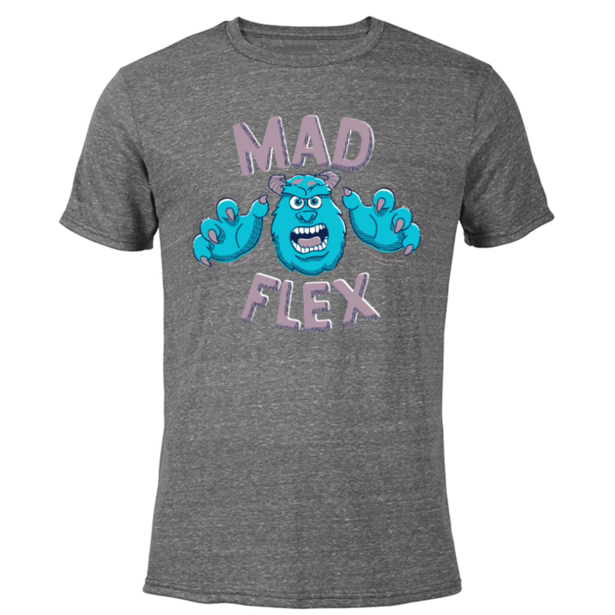 Disney PIXAR Monsters Inc. Sulley Mad Flex - Short Sleeve Blended T ...
