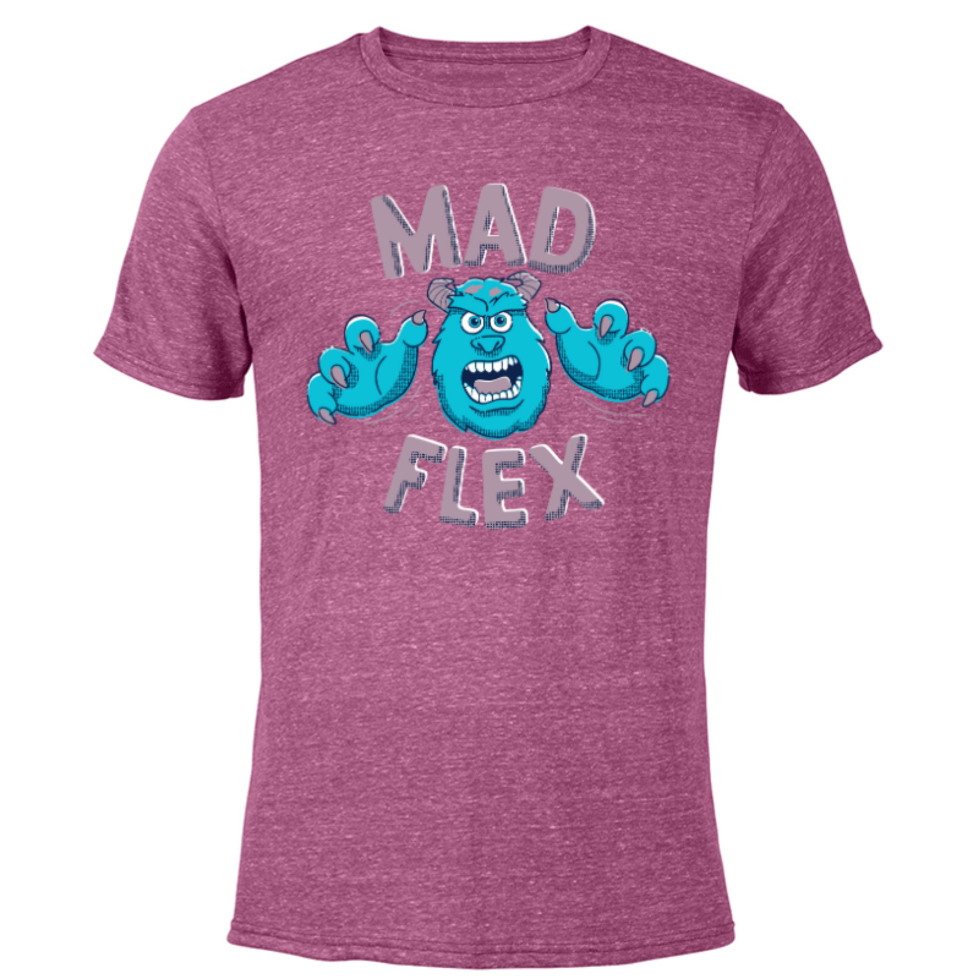 Disney PIXAR Monsters Inc. Sulley Mad Flex - Short Sleeve Blended T ...
