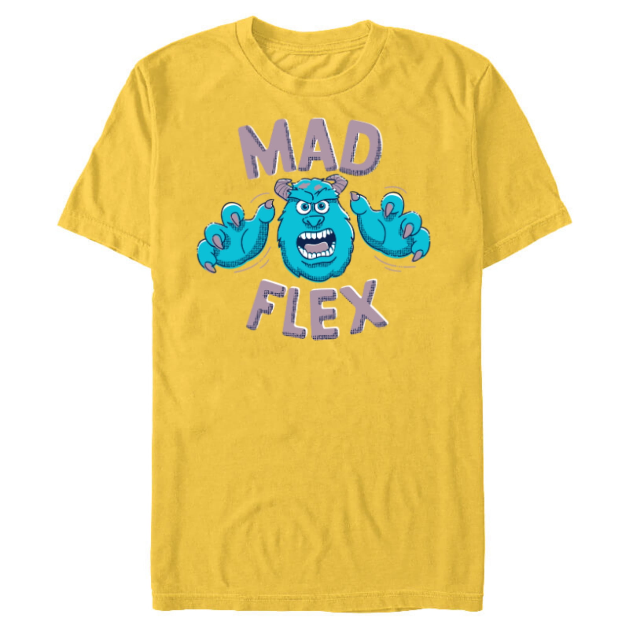 Disney PIXAR Monsters Inc. Sulley Mad Flex - Short Sleeve Blended T ...