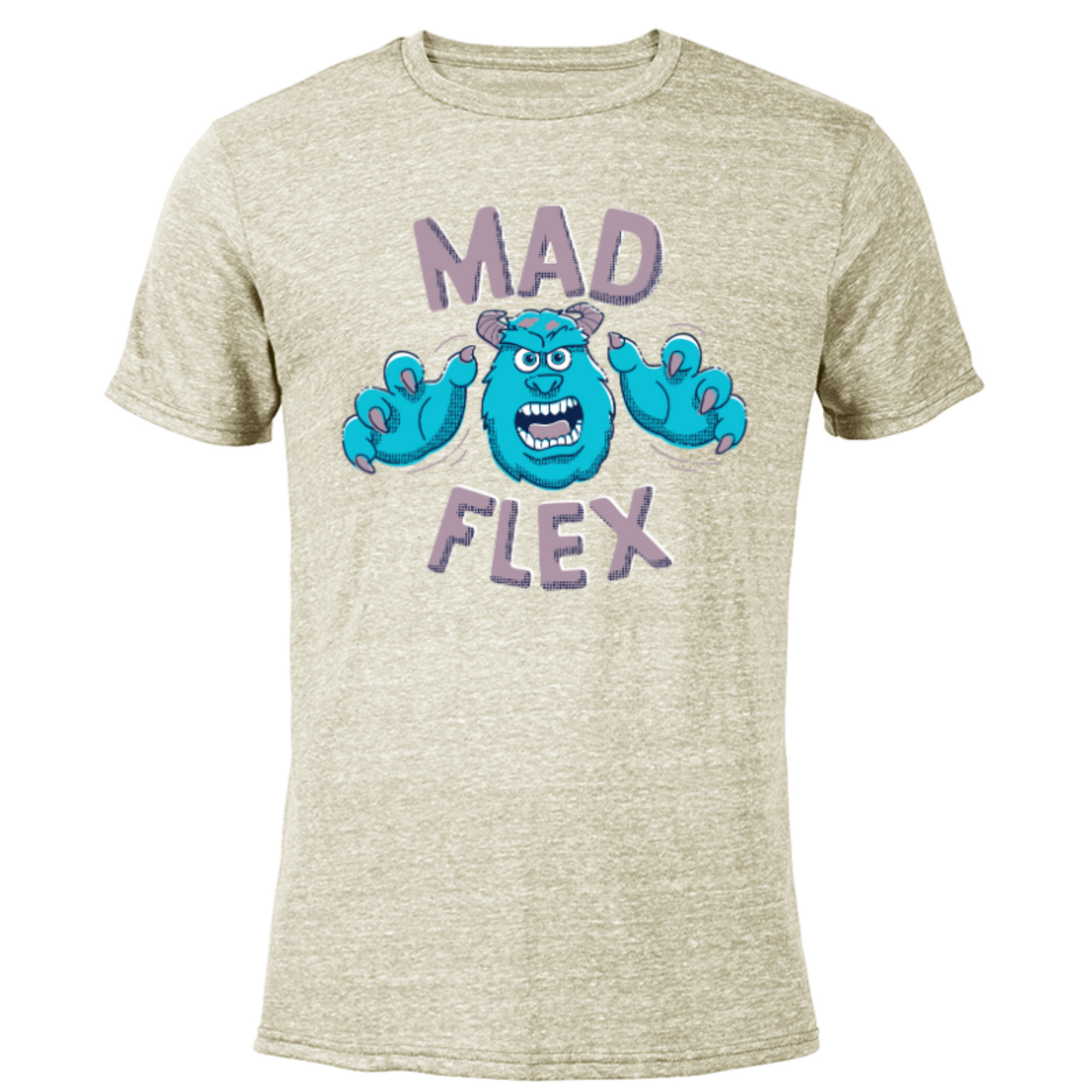 Disney PIXAR Monsters Inc. Sulley Mad Flex - Short Sleeve Blended T ...