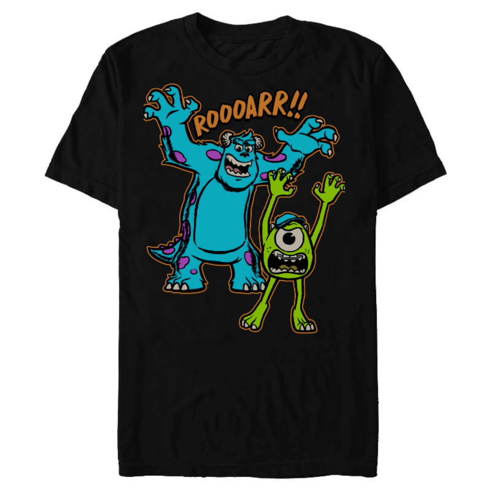 Disney PIXAR Monsters U Mikey and Sulley Roar T-Shirt- Short Sleeve ...