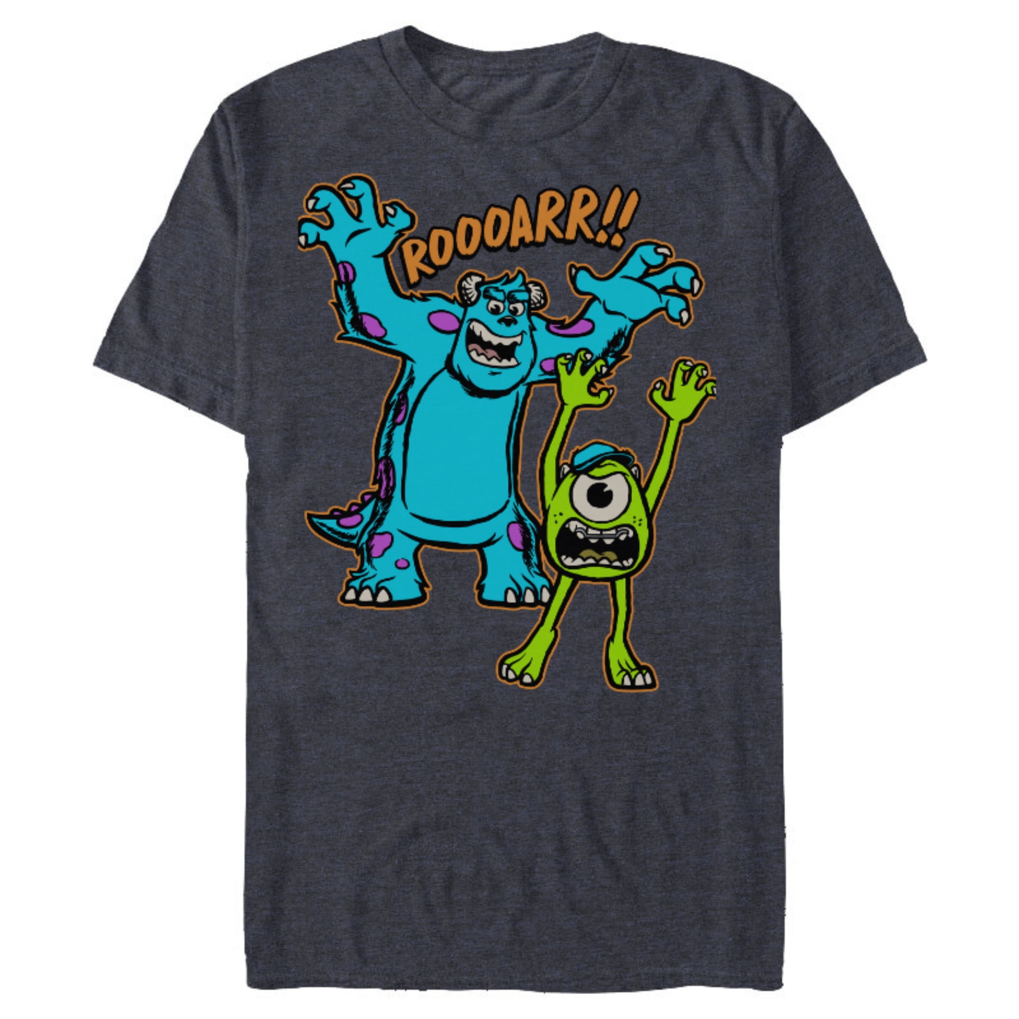 Disney PIXAR Monsters U Mikey and Sulley Roar T-Shirt- Short Sleeve ...