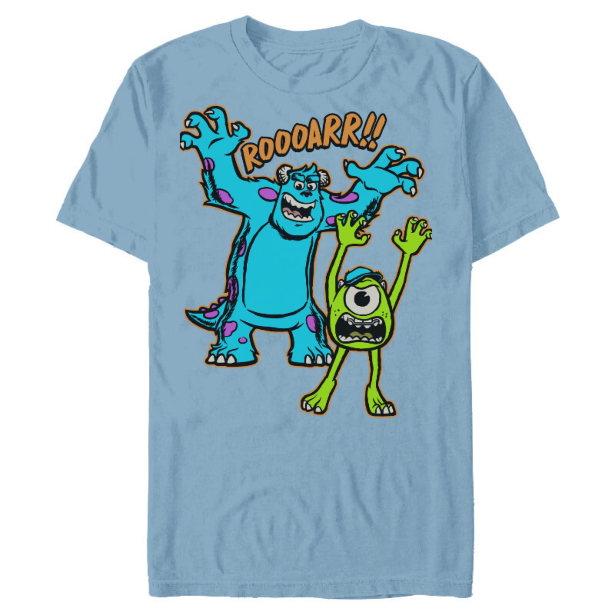 Disney PIXAR Monsters U Mikey and Sulley Roar T-Shirt- Short Sleeve ...