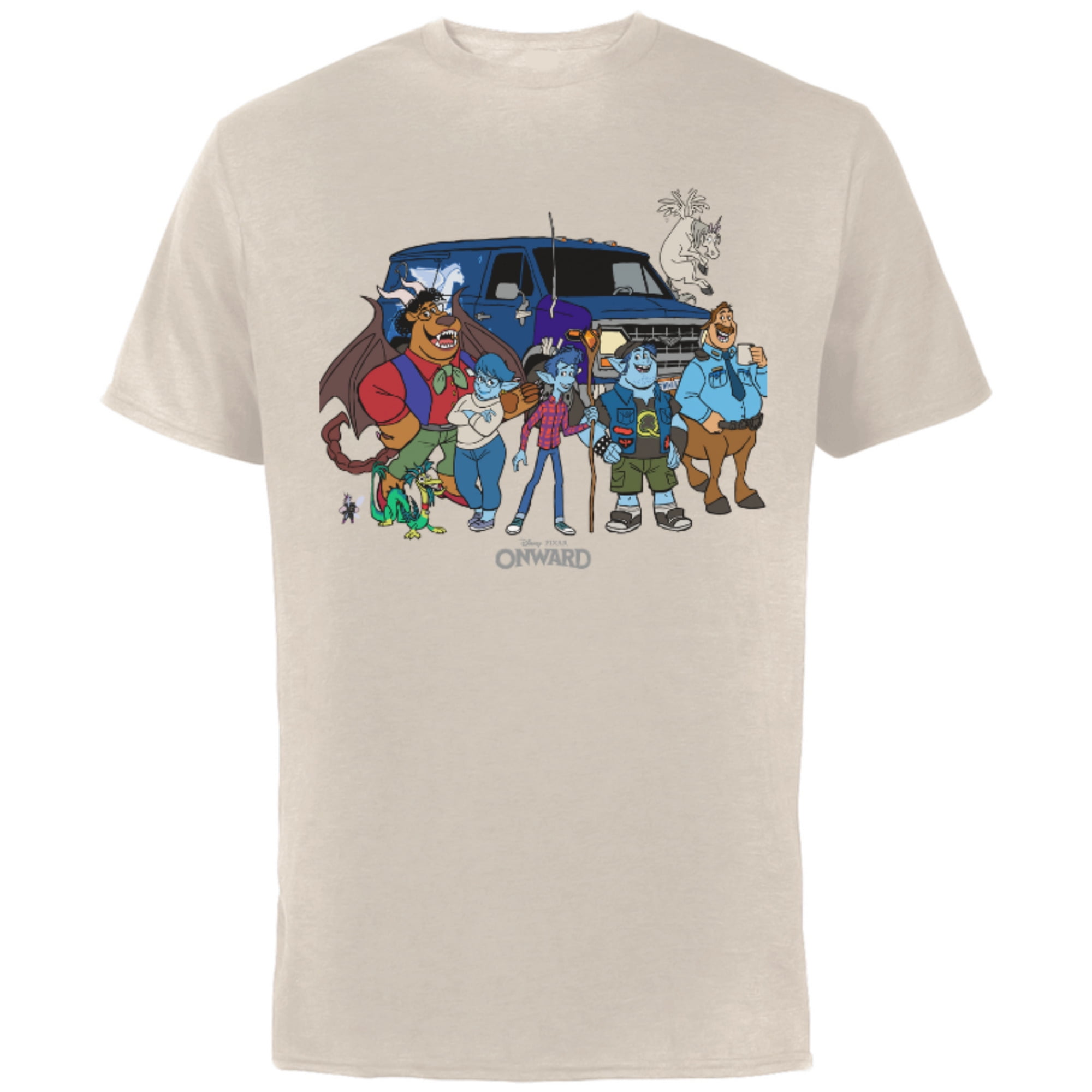 Disney PIXAR Onward Group Snapshot T-Shirt - Short Sleeve Cotton T ...