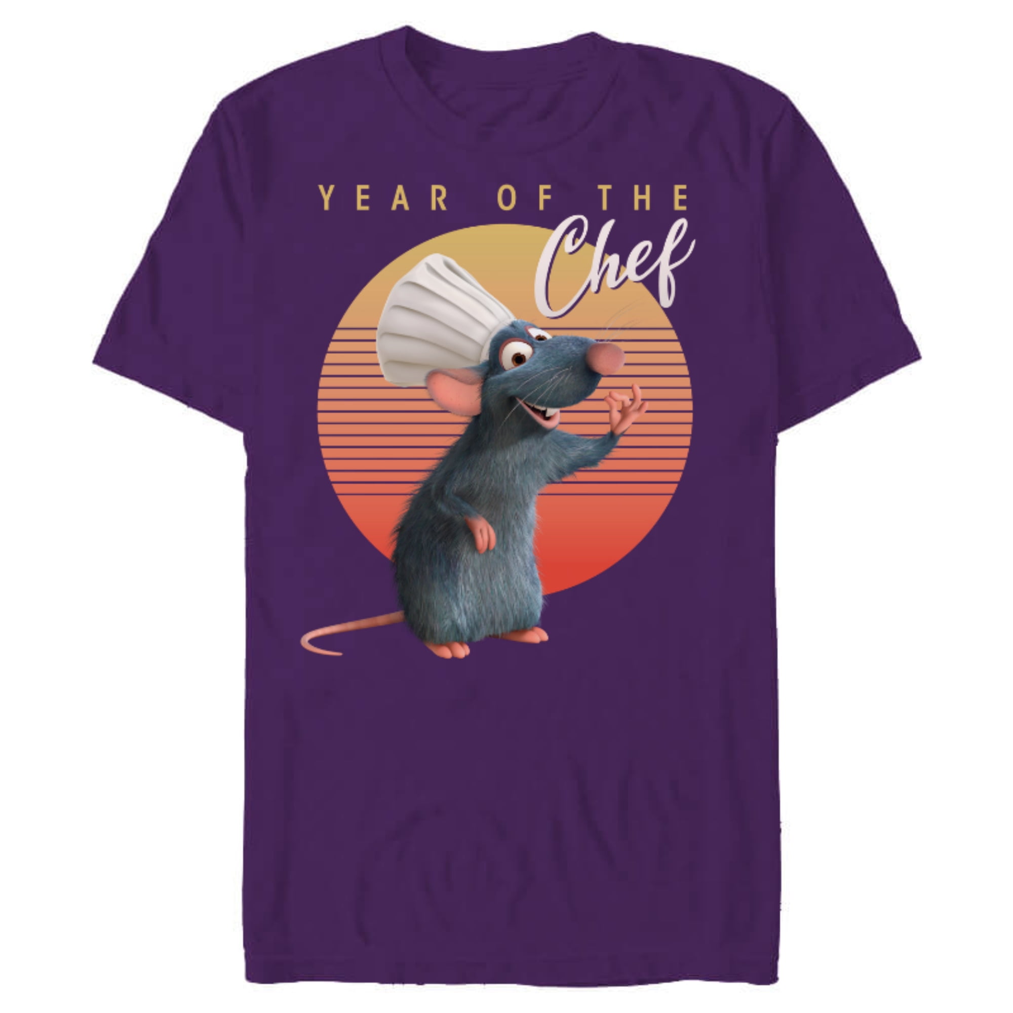 Disney PIXAR Ratatouille Remi Year of the Chef T-Shirt- Short Sleeve ...
