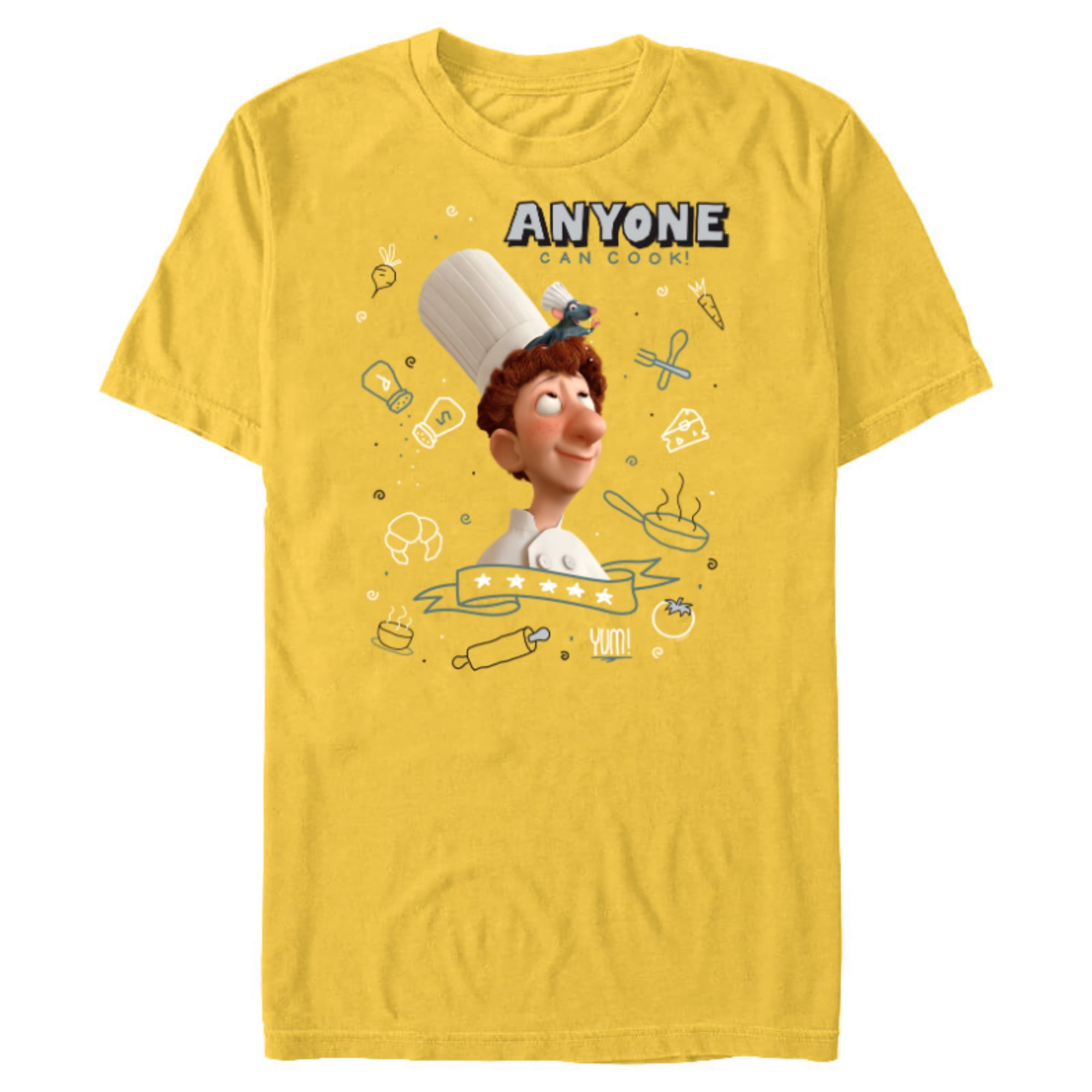 Disney PIXAR Ratatouille Remy & Linguini Anyone Can Cook - Short Sleeve ...