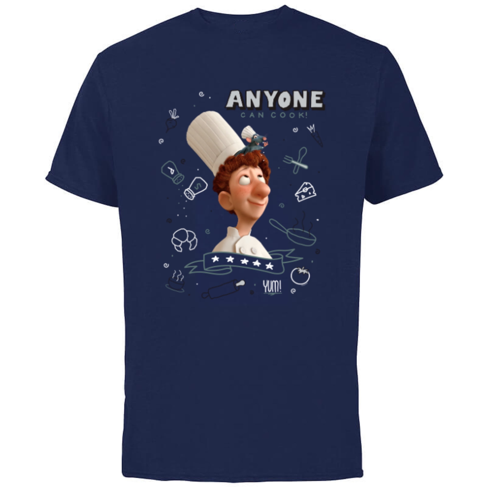 Disney PIXAR Ratatouille Remy & Linguini Anyone Can Cook - Short Sleeve ...