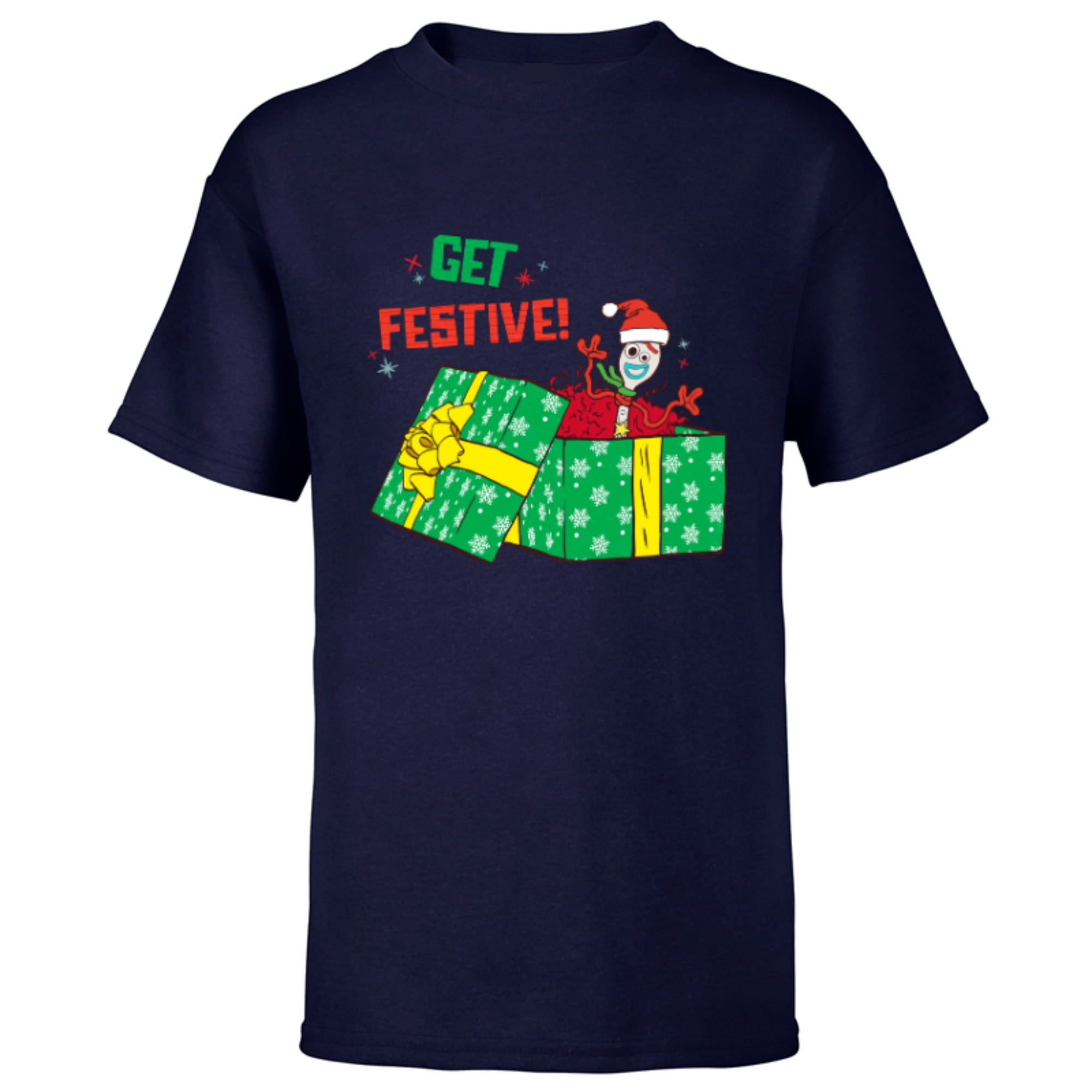 Disney PIXAR Toy Story Forky Get Festive! Holiday Gift - Short Sleeve T ...