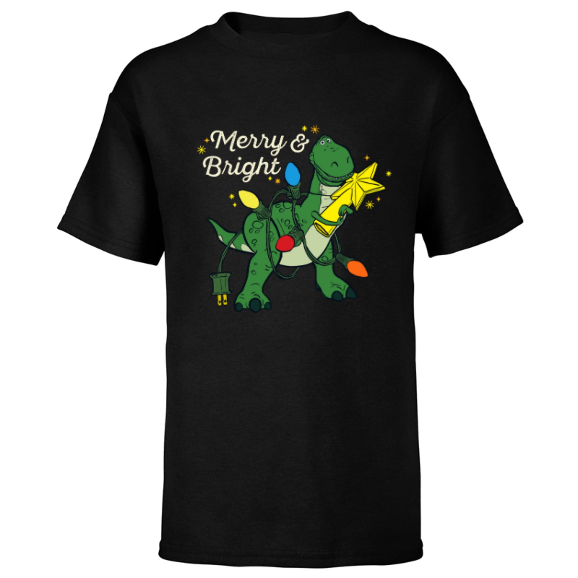 Disney PIXAR Toy Story Rex Merry & Bright - Short Sleeve T-Shirt for ...