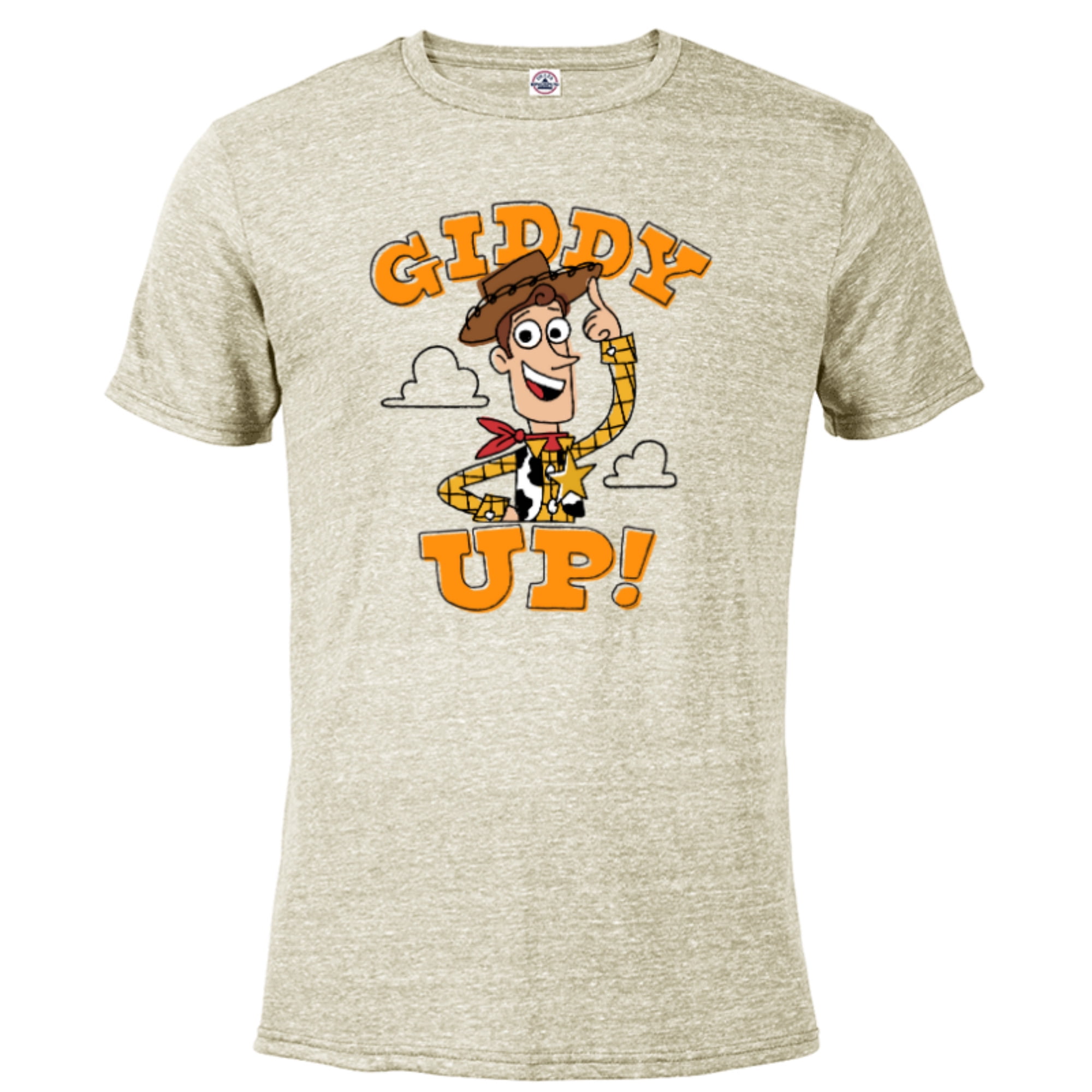 Disney PIXAR Toy Story Woody Giddy Up! - Short Sleeve Blended T-Shirt ...