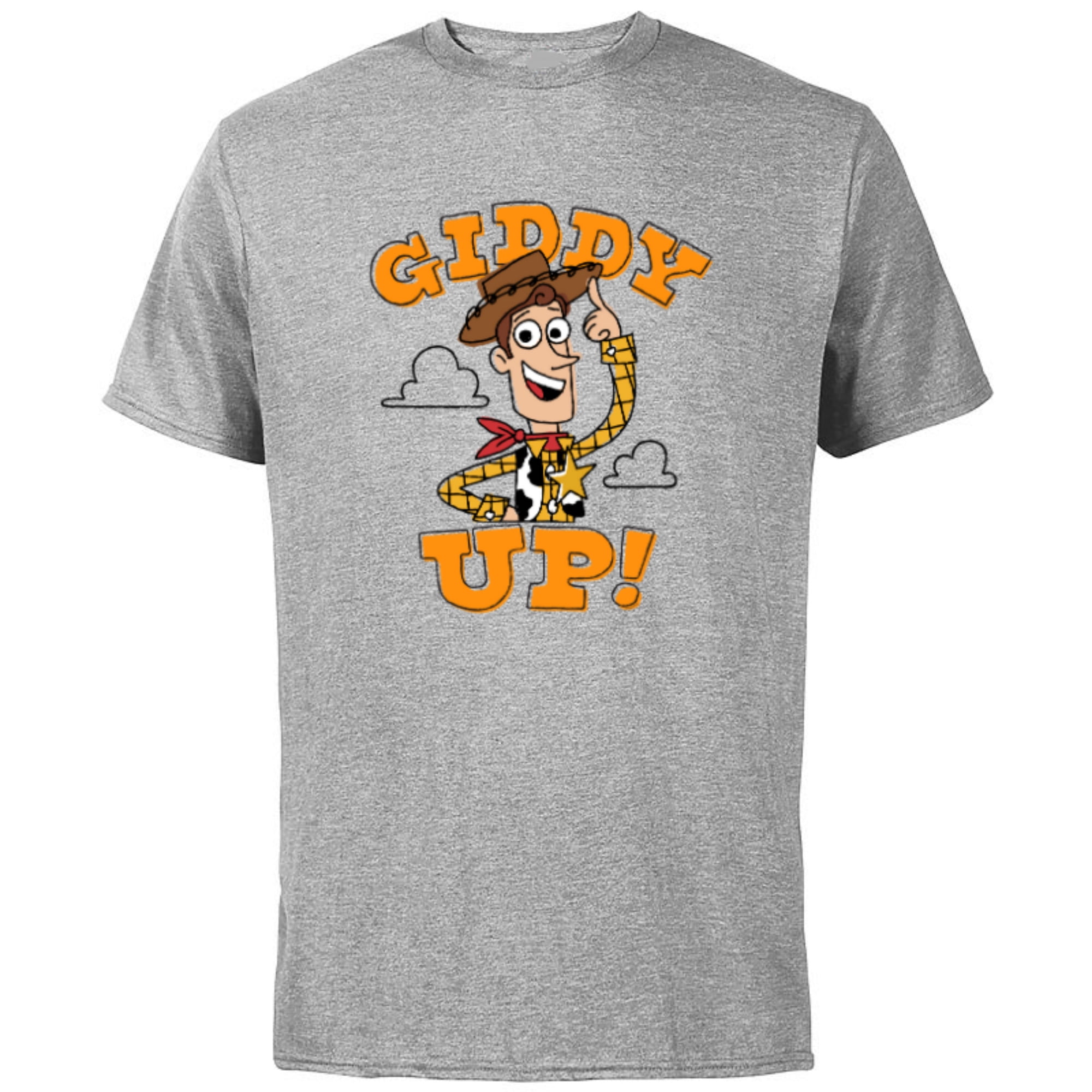 Disney PIXAR Toy Story Woody Giddy Up! - Short Sleeve Cotton T-Shirt ...