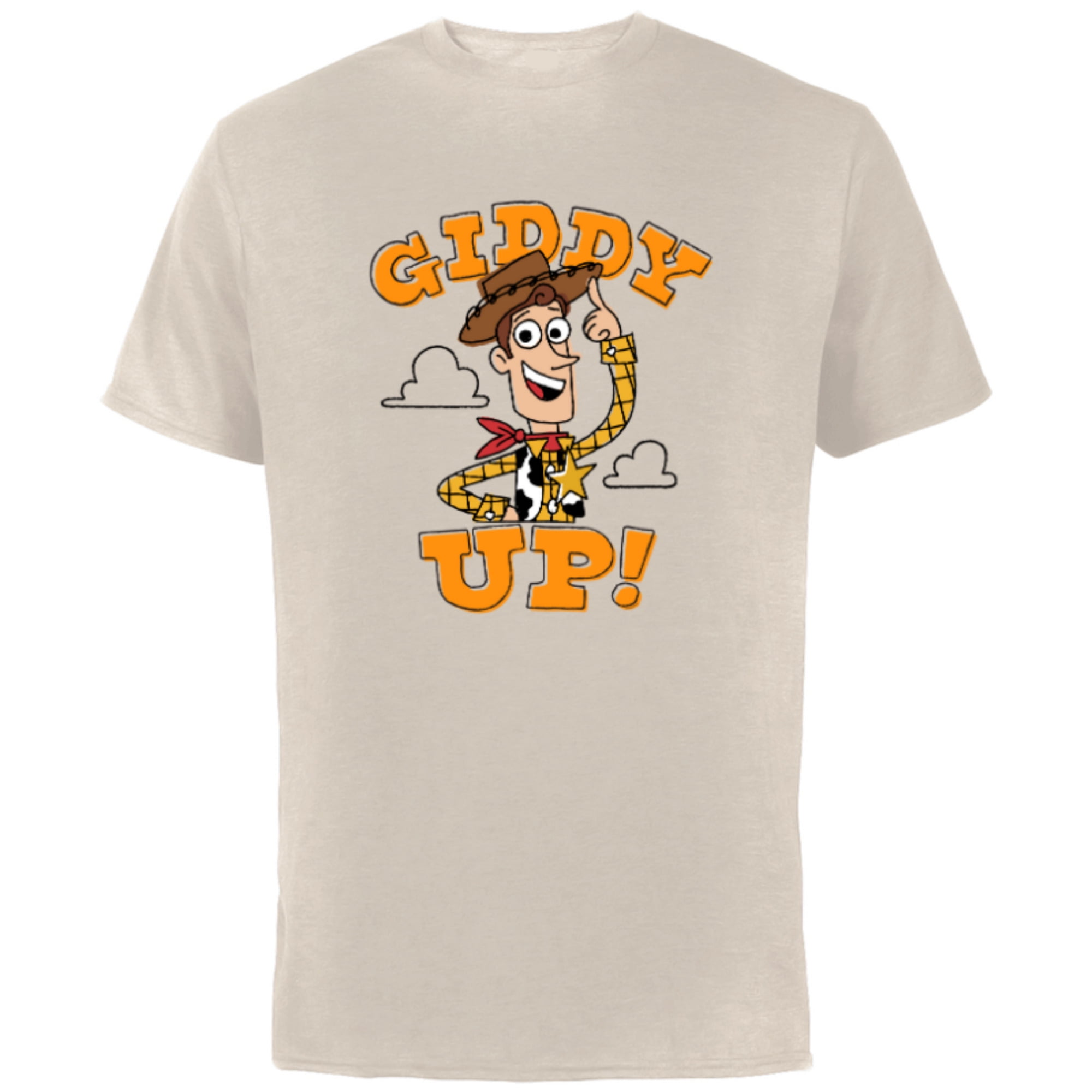 Disney PIXAR Toy Story Woody Giddy Up! - Short Sleeve Cotton T-Shirt ...