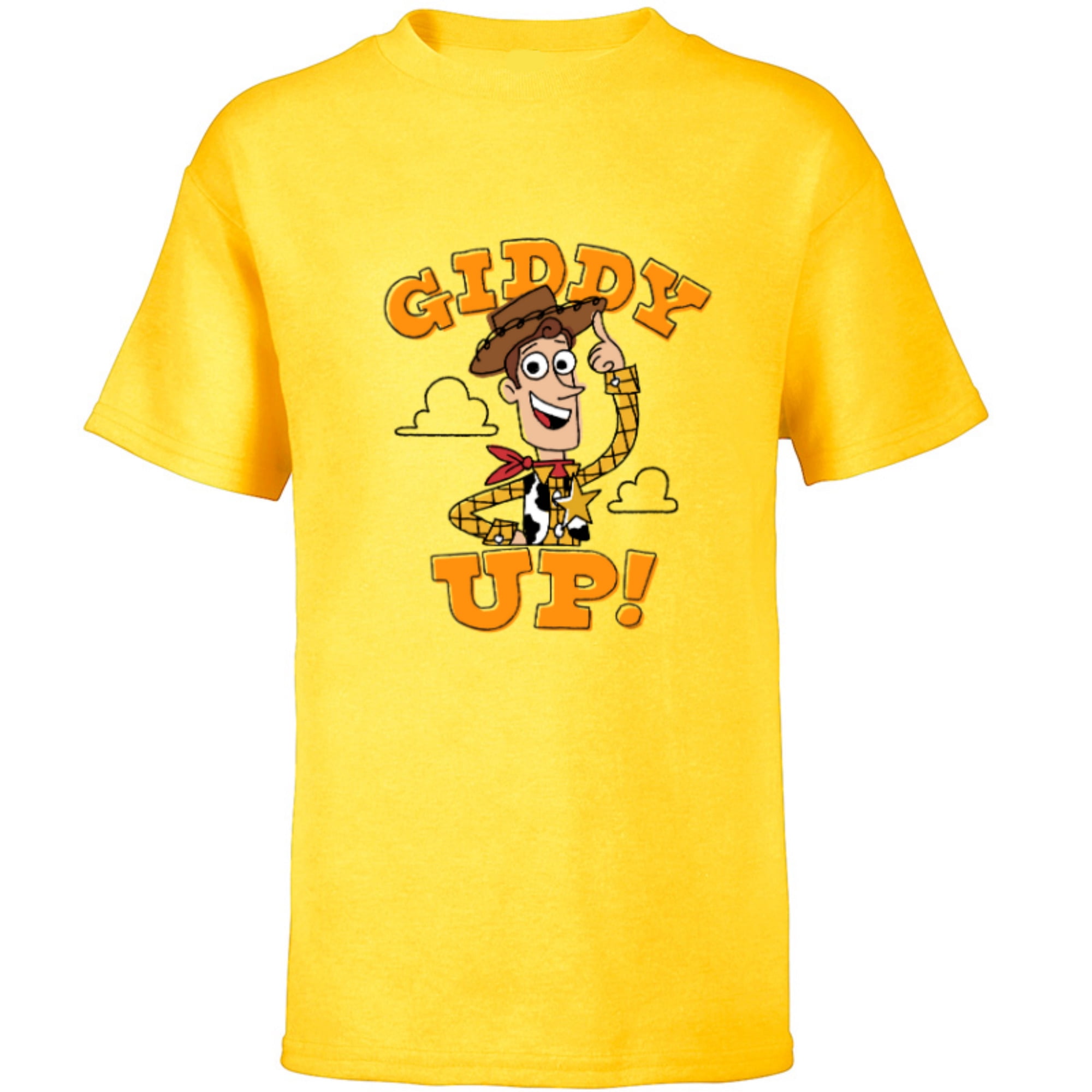 Disney PIXAR Toy Story Woody Giddy Up! - Short Sleeve T-Shirt for Kids ...