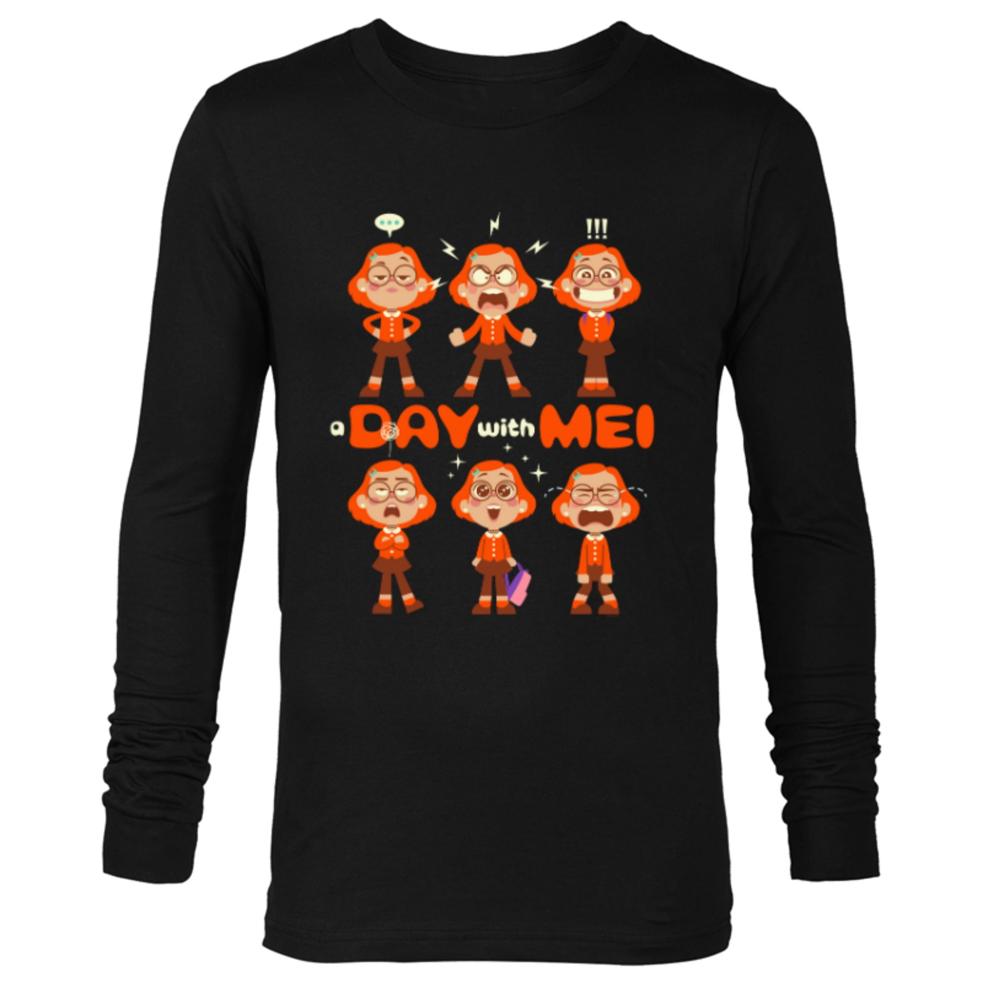 Disney PIXAR Turning Red Mei Lee Growing Pains - Long Sleeve T-Shirt ...