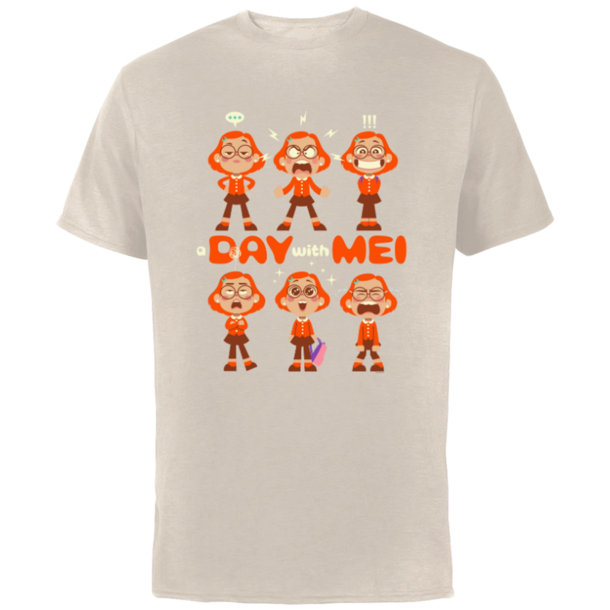 Disney PIXAR Turning Red Mei Lee Growing Pains - Short Sleeve Cotton T ...