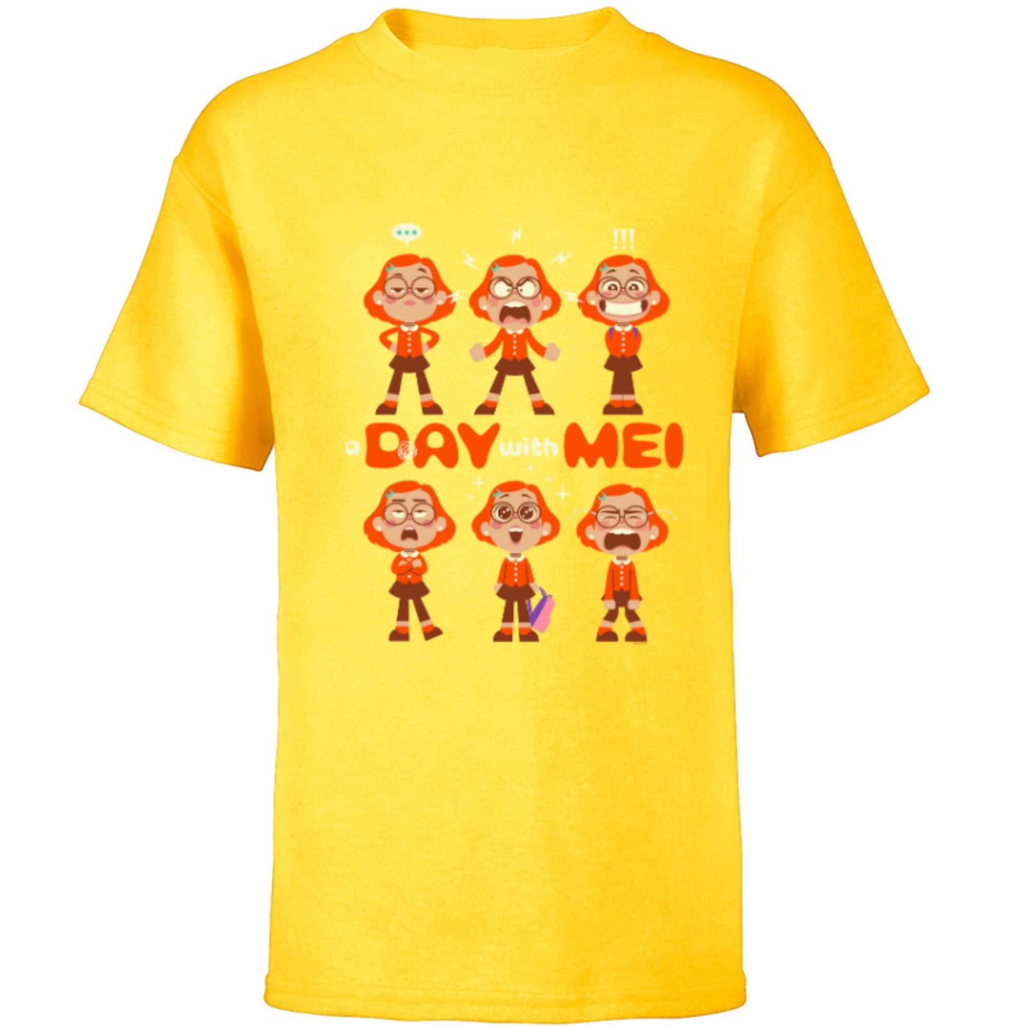 Disney PIXAR Turning Red Mei Lee Growing Pains - Short Sleeve T-Shirt ...