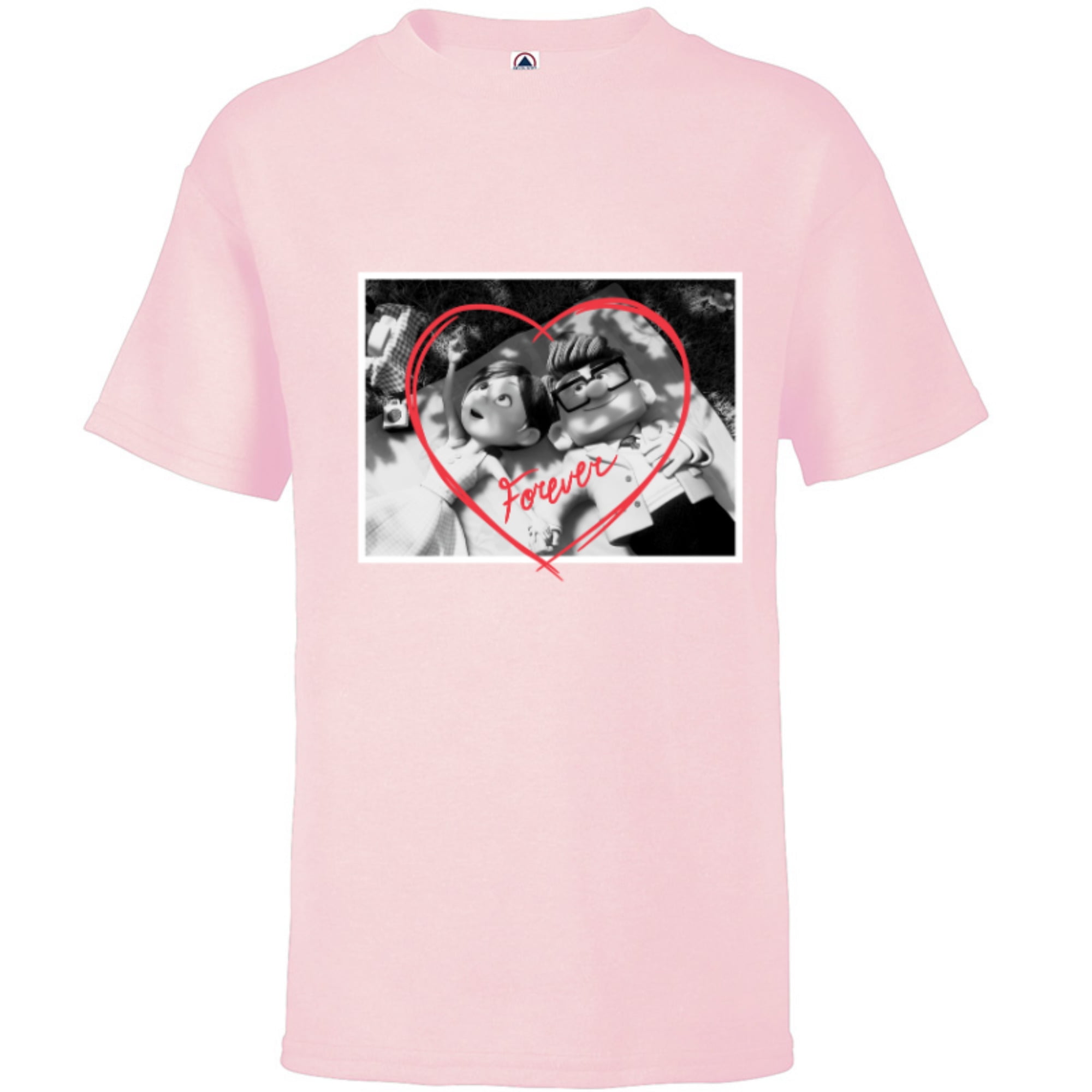 Disney PIXAR UP Carl and Ellie Forever Heart - Short Sleeve T-Shirt for ...