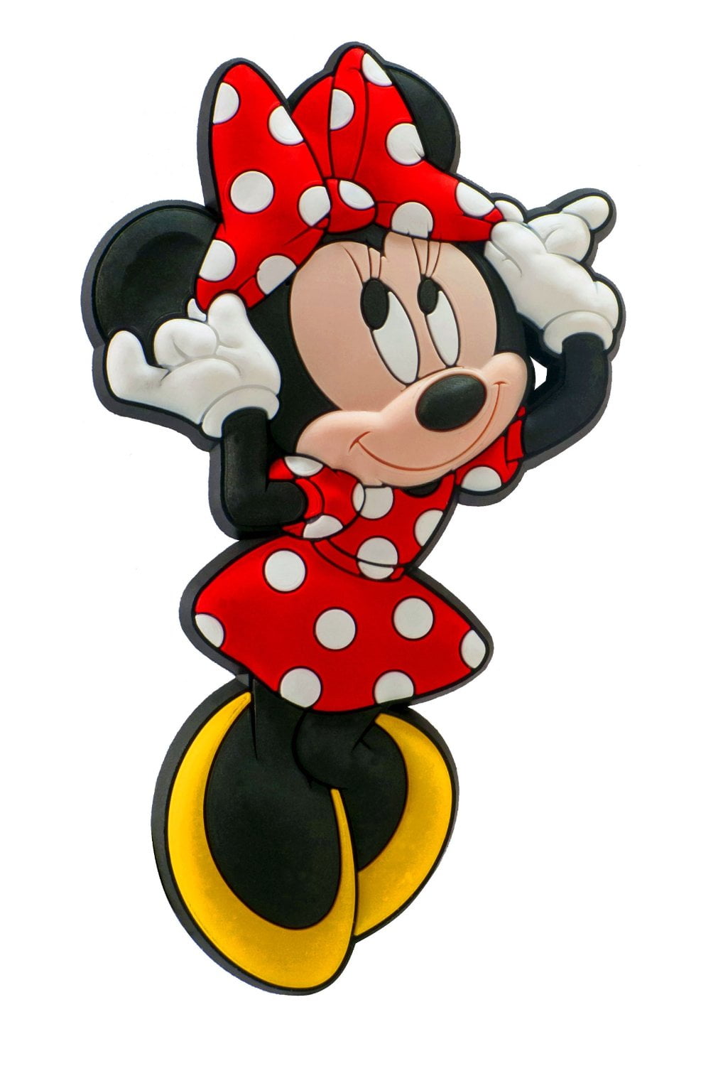 Disney PVC Soft Touch Magnet: Minnie Mouse, Size 4", Multicolored ...
