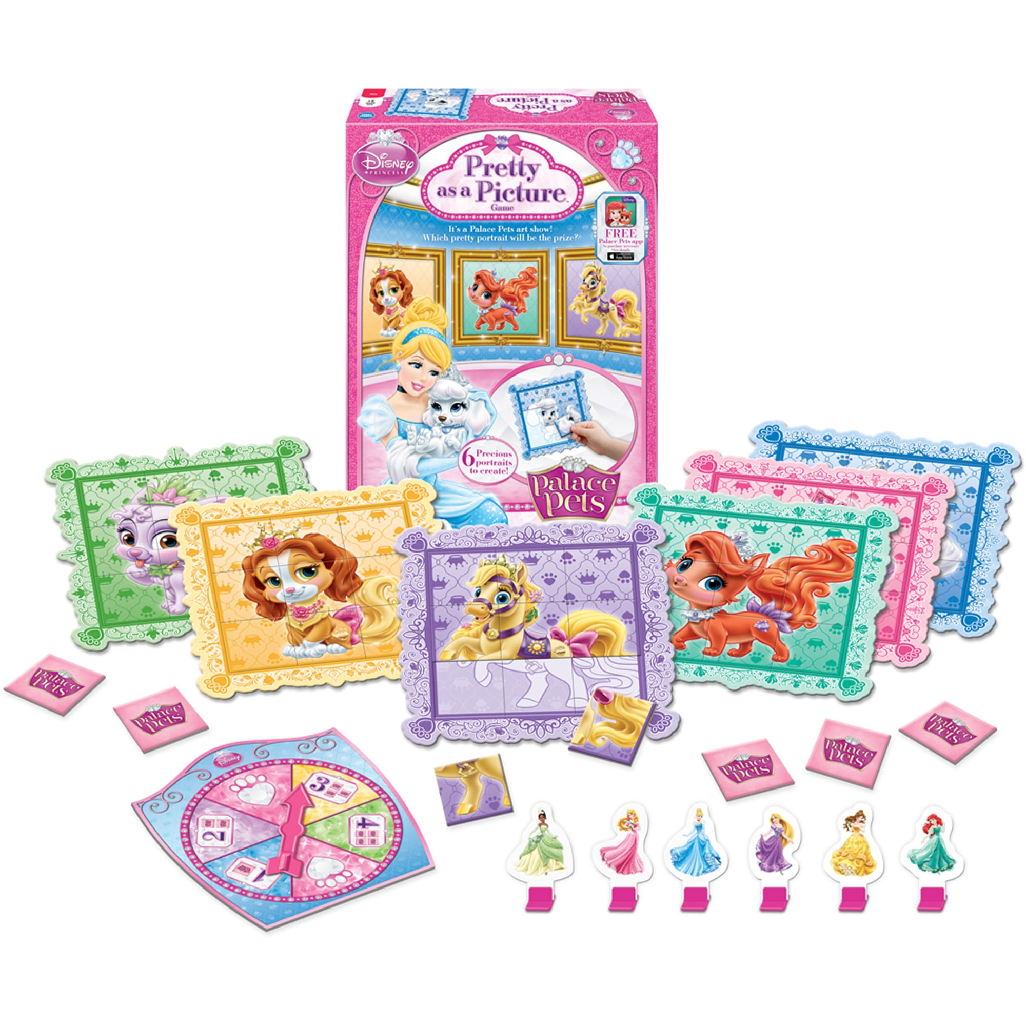 Wonder Forge Disney Princess Memory Match Game - Palace Pets Pretty as ...