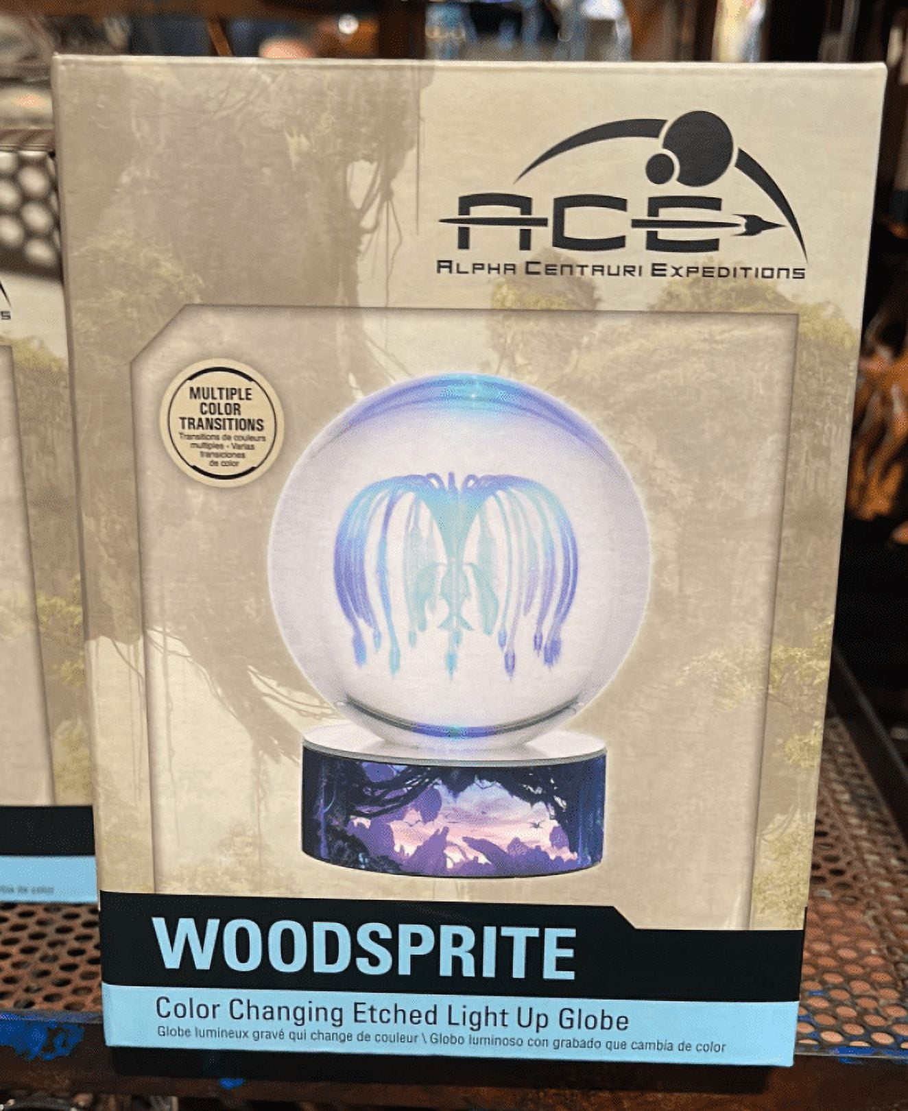 Disney Pandora Avatar Woodsprite, Etched Light Up Globe, Color Changing ...