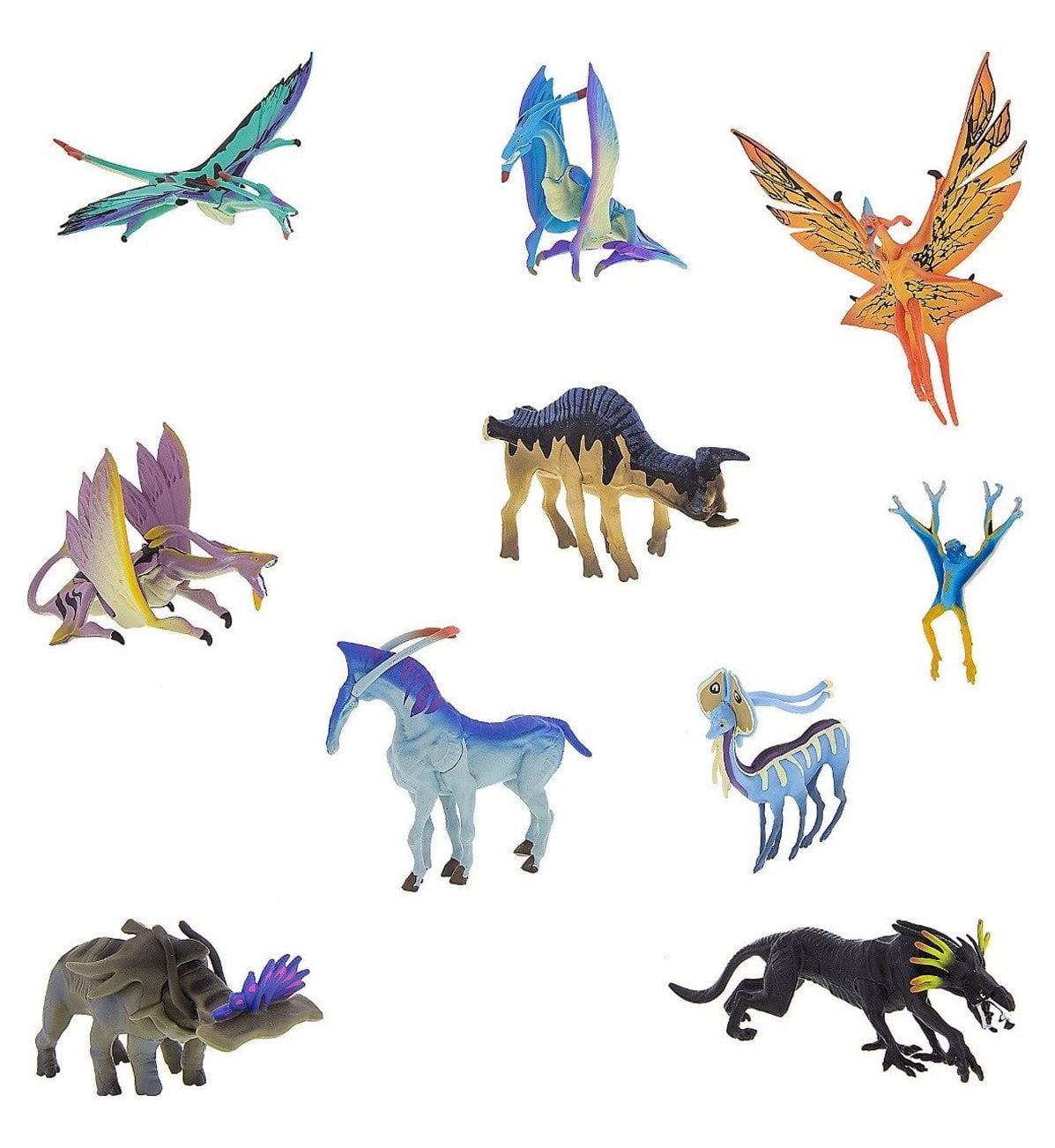 Disney Parks Pandora Avatar Creatures Action Figurines Playset ...