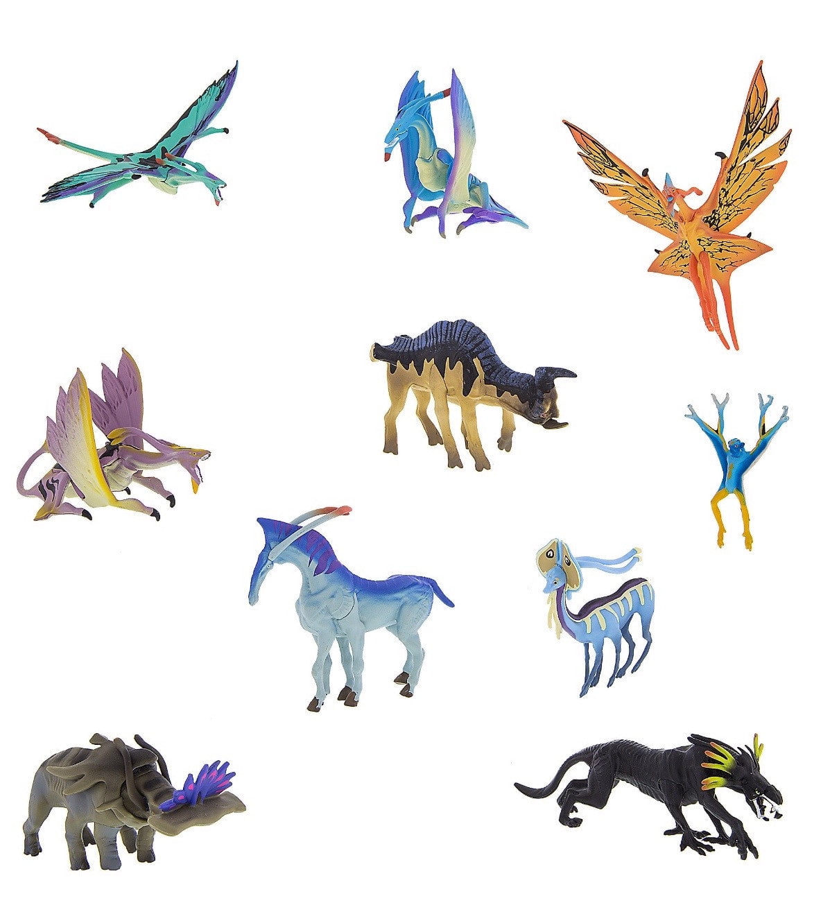Disney Parks Pandora Avatar Creatures Action Figurines Playset ...