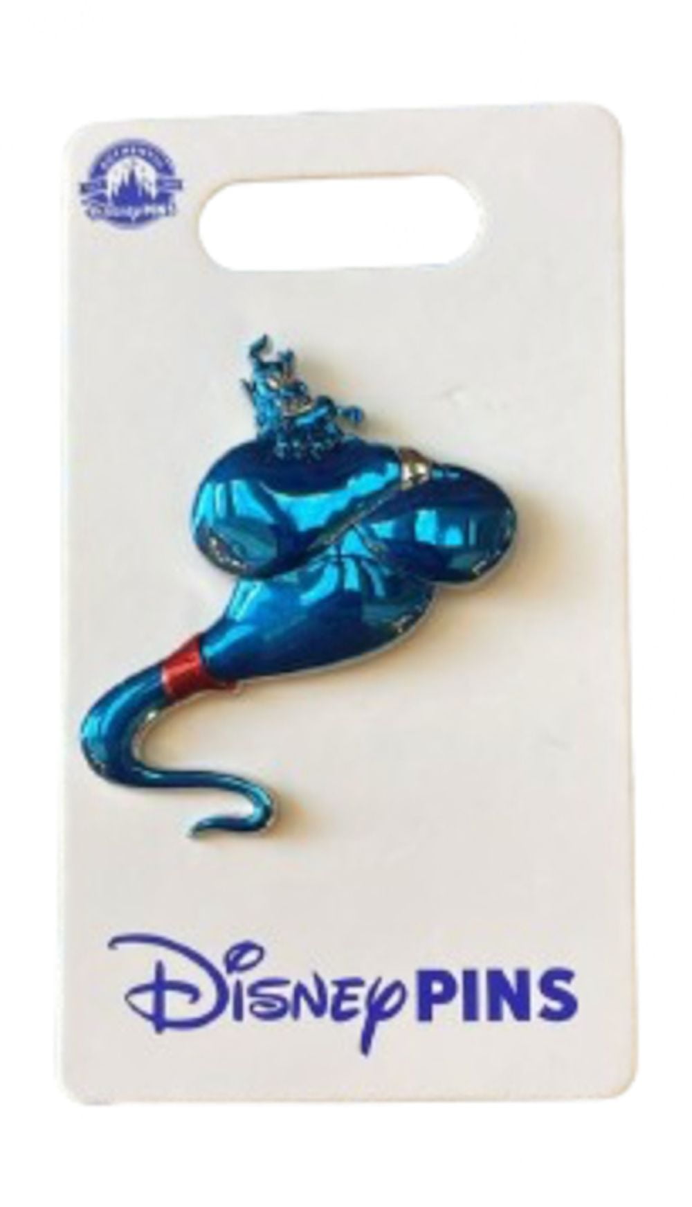 Disney Parks 2024 Aladdin Genie Sculpted Metallic 3D Pin New with Card ...