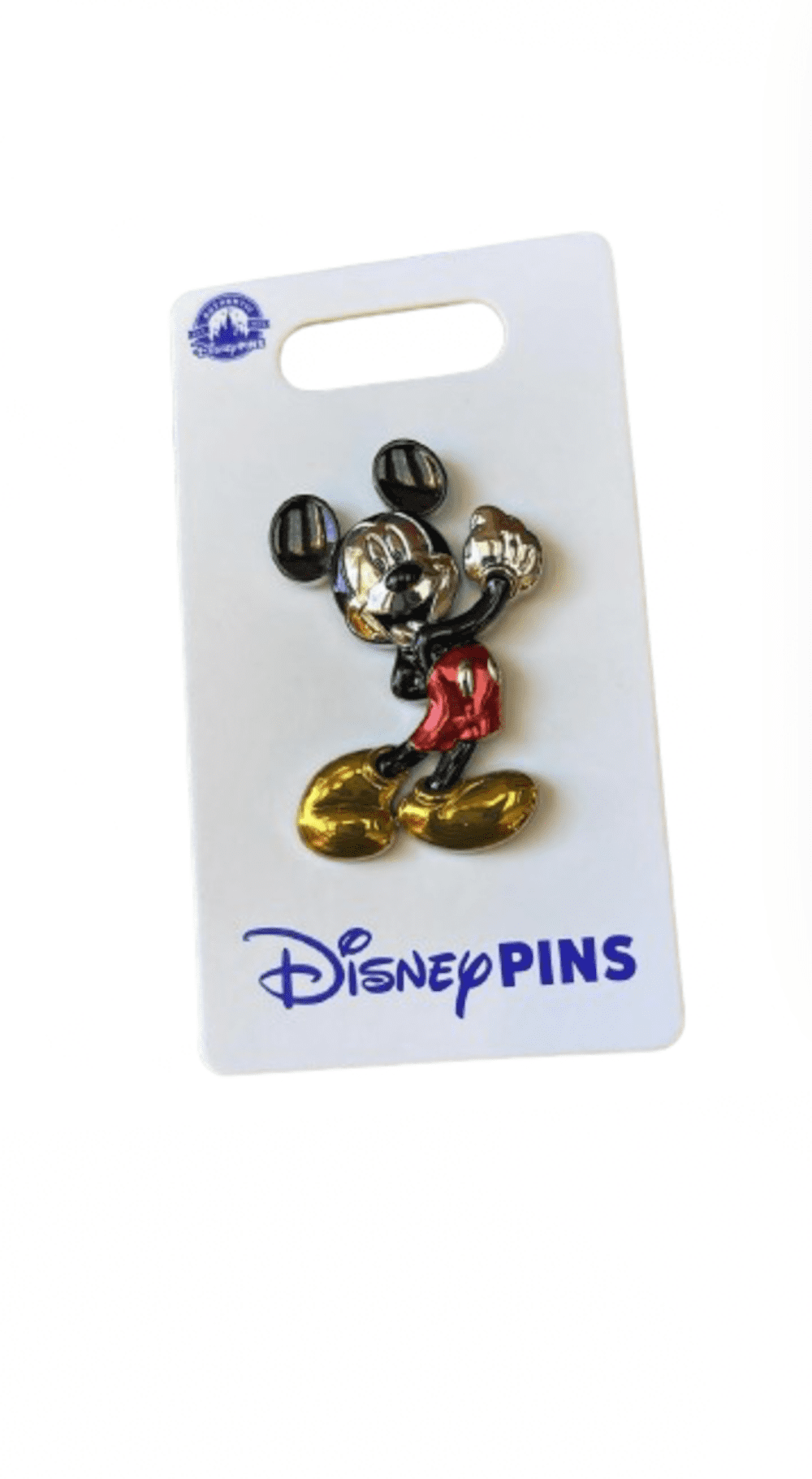 Disney Parks 2024 Mickey Sculpted Metallic 3D Pin New with Card ...