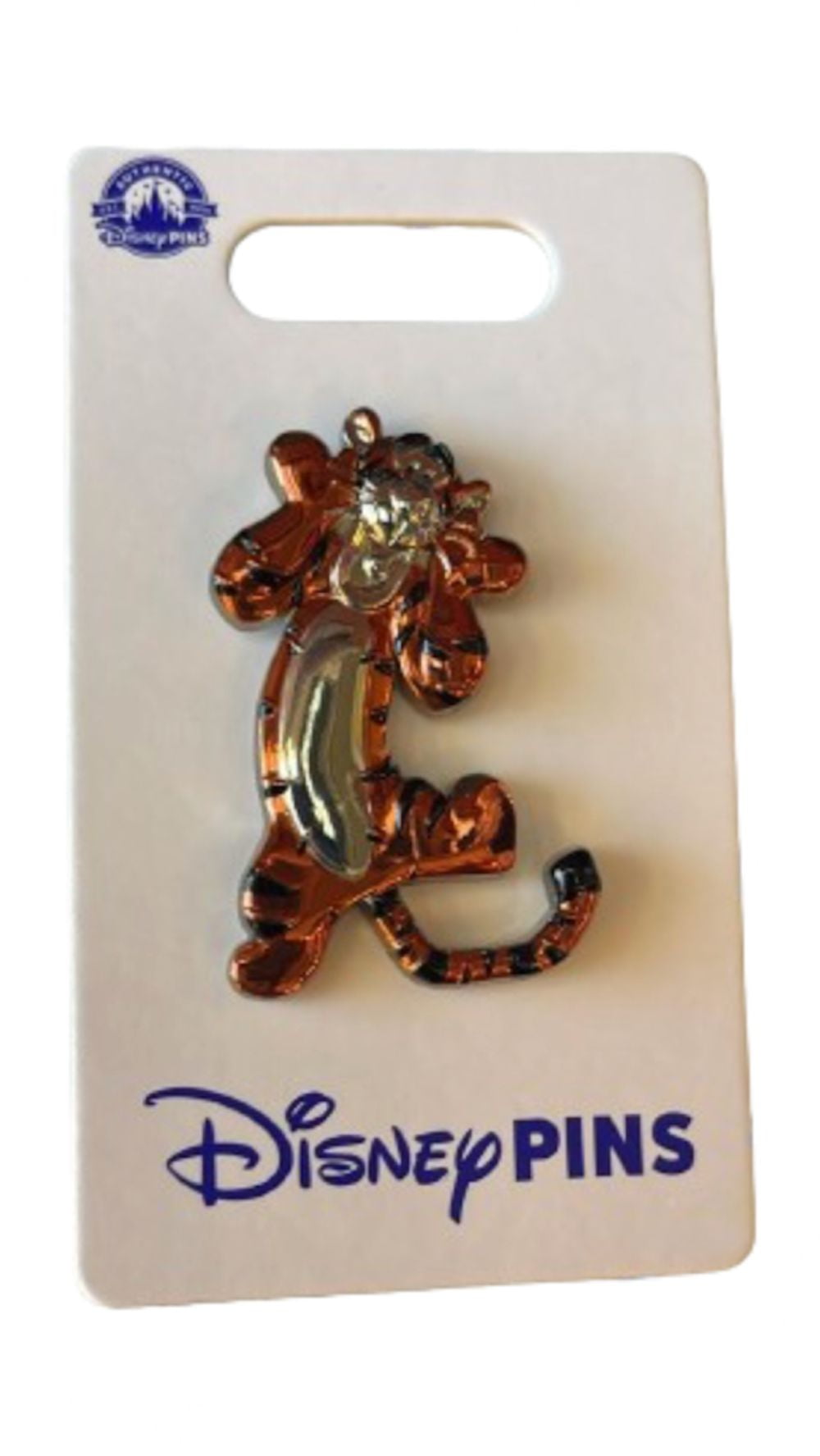 Disney Parks 2024 Tigger Sculpted Metallic 3D Pin New with Card ...