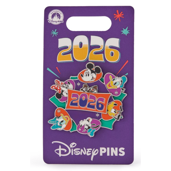 Disney Parks 2026 Mickey Mouse and Friends Spinning Pin New With Card ...