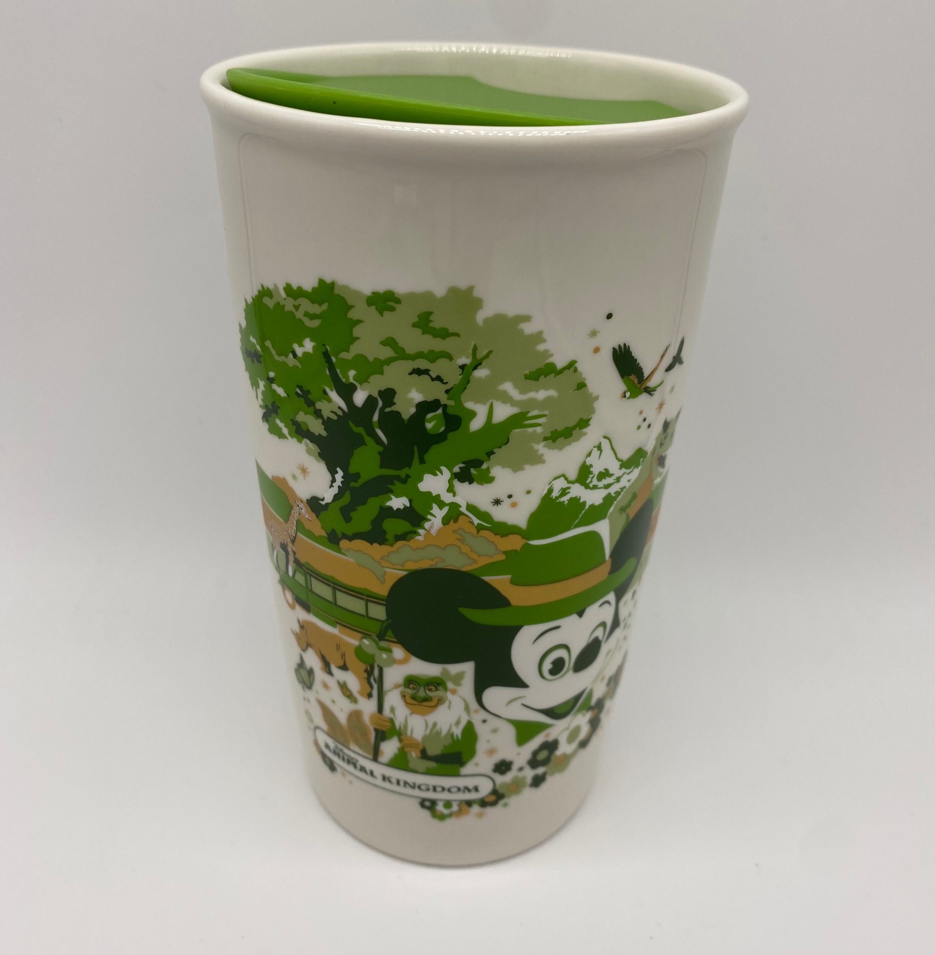 Disney, Animal Kingdom Mickey Ceramic Tumbler, 12oz, Starbucks Design ...