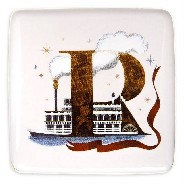 Disney Parks ABC Letters R is for Riverboats Ceramic Trinket Box New ...