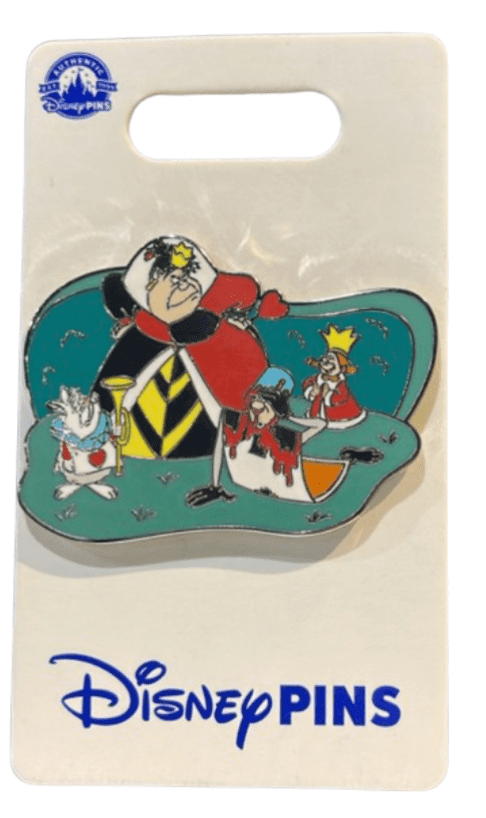 Disney Parks Alice In Wonderland Queen Of Hearts White Rabbit Pin New ...