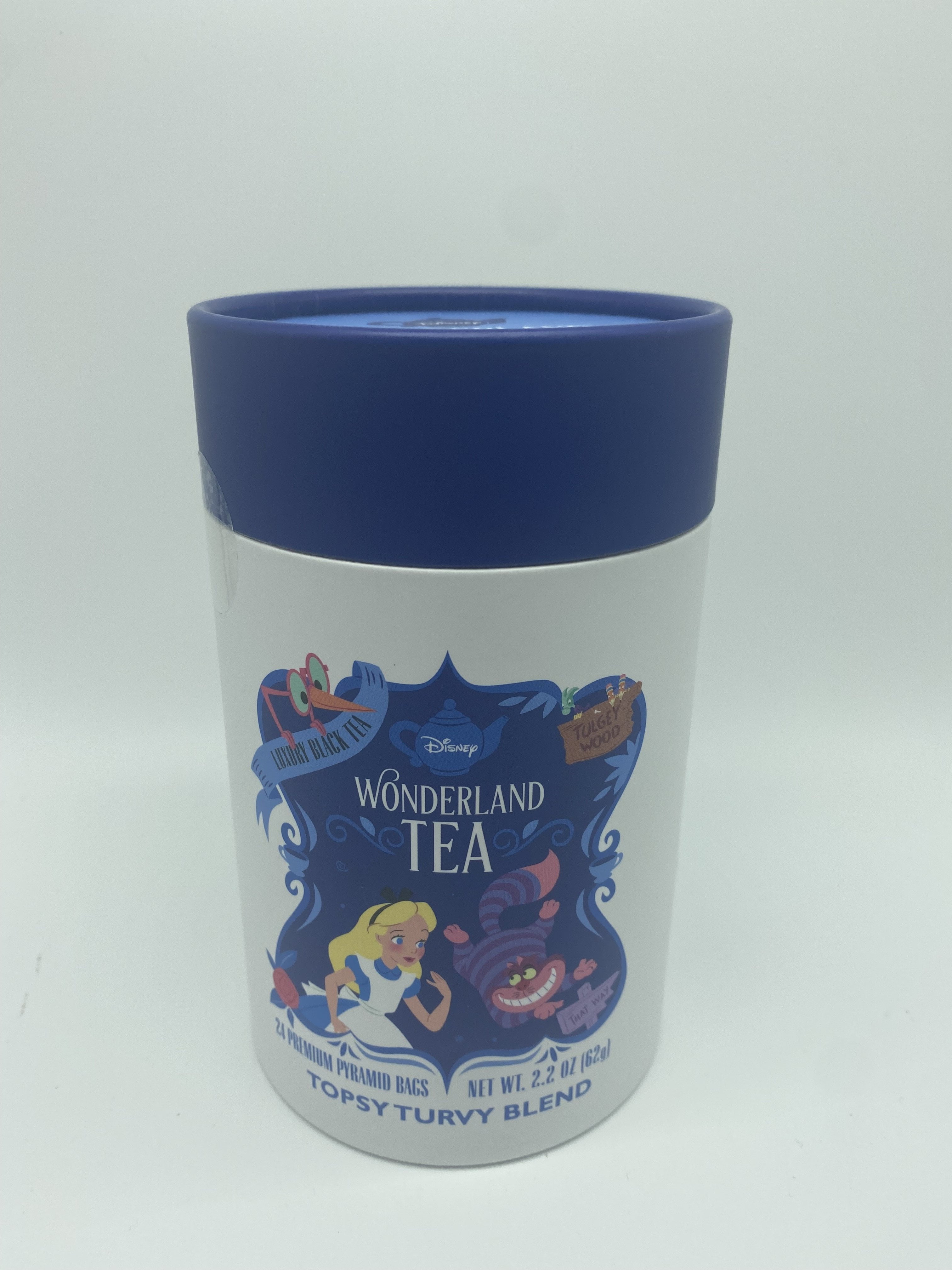 Disney Parks Alice Wonderland Topsy Turvy Tea Blend, 24 Bags, New ...